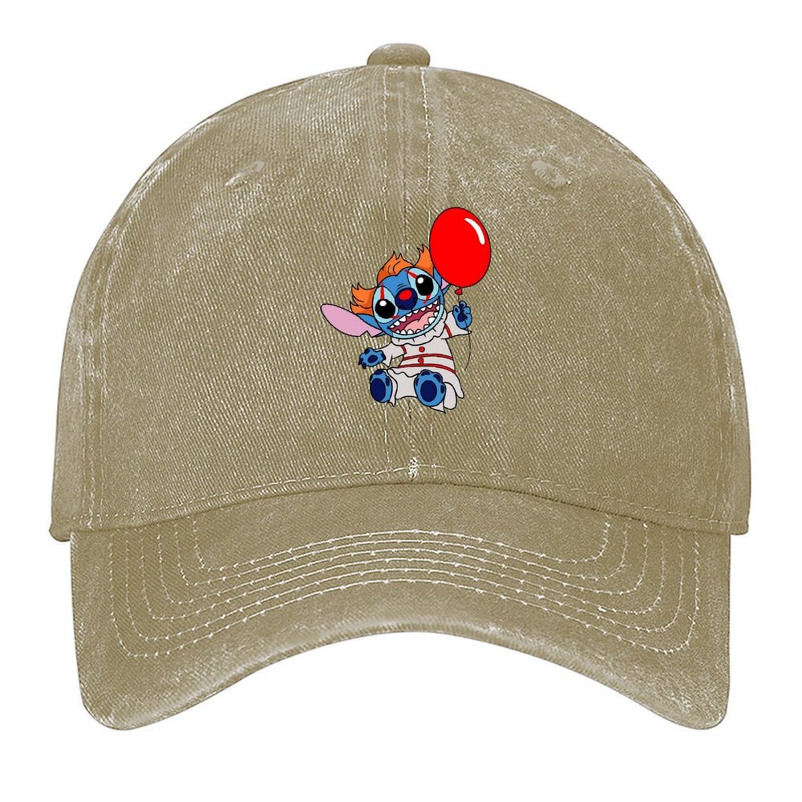 Stitch And Angel Unisex Classic Washed Cowboy Low Profile Cotton ...