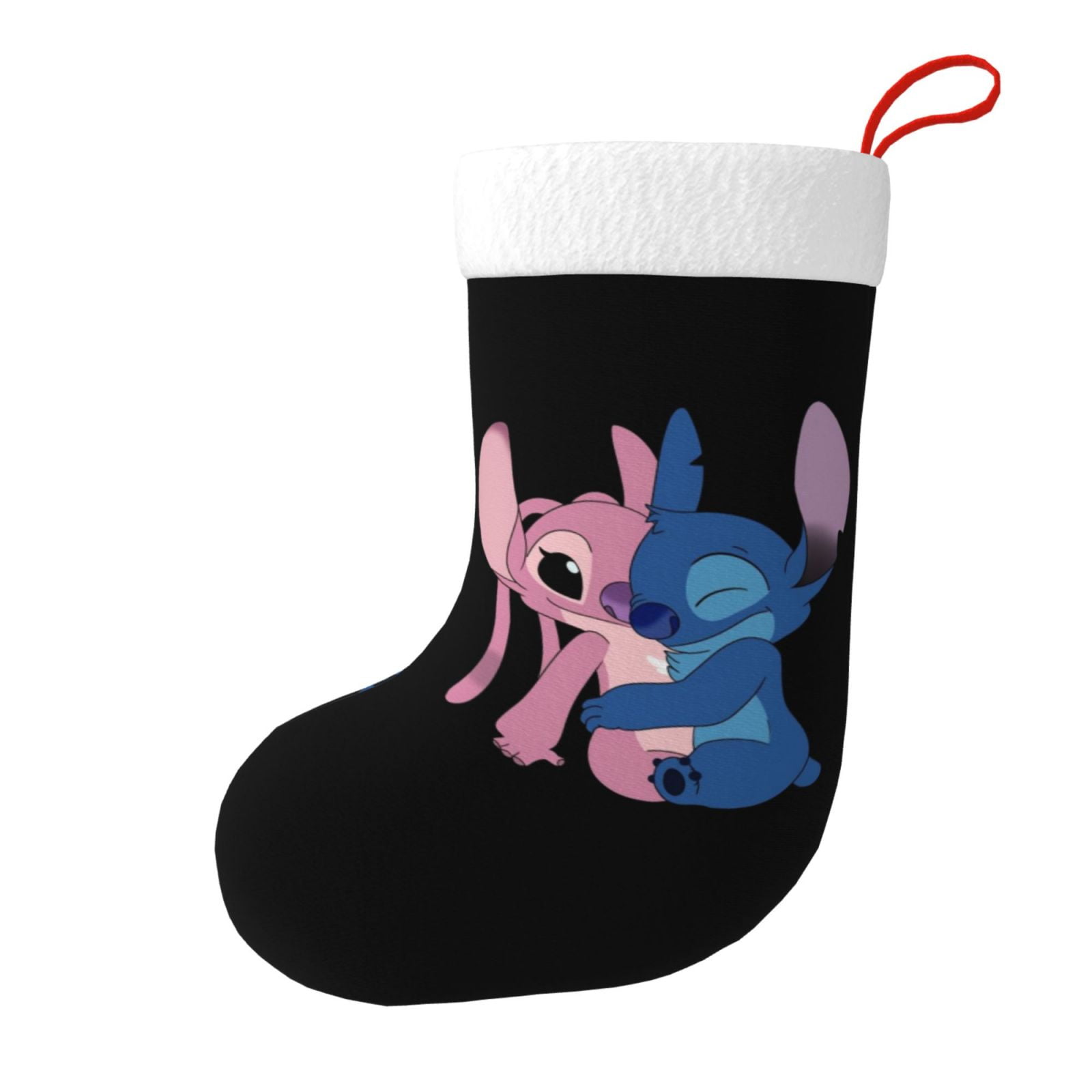 Stitch And Angela Hug Christmas Stocking 18 Inch,Stitch And Angela Hug ...