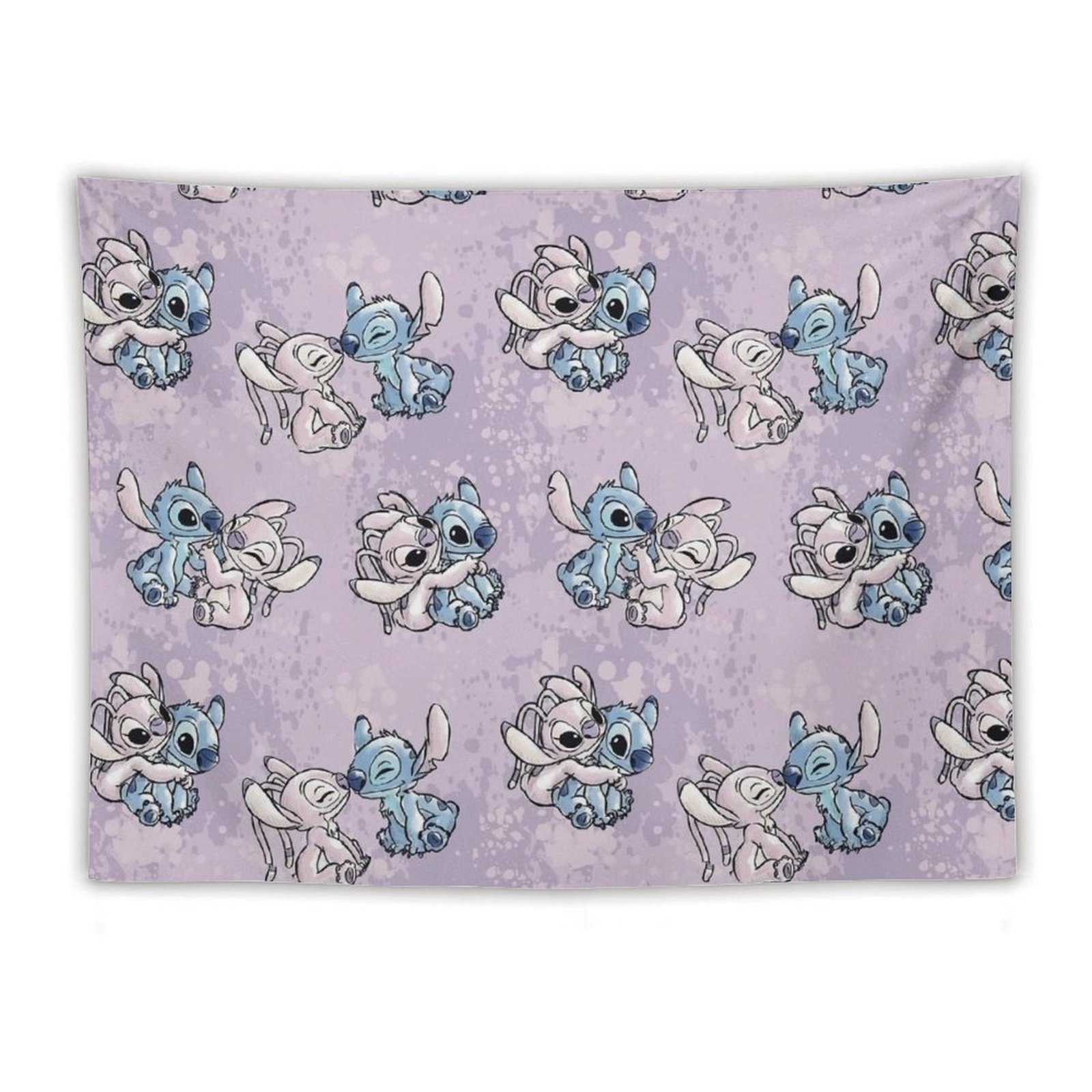 Stitch And Angela Hug Tapestry,Stitch And Angela Hug Tapestry Wall ...