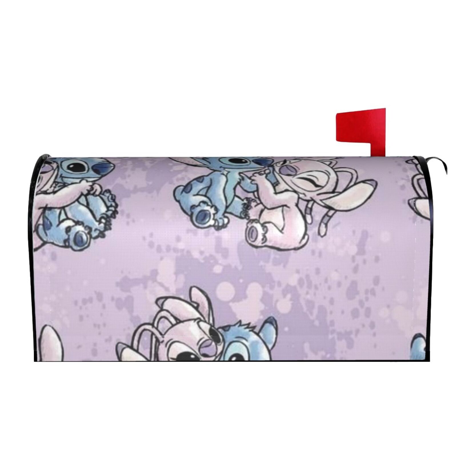 Stitch And Angela Hug98 Cartoon Character Mailbox Cover Magnetic ...