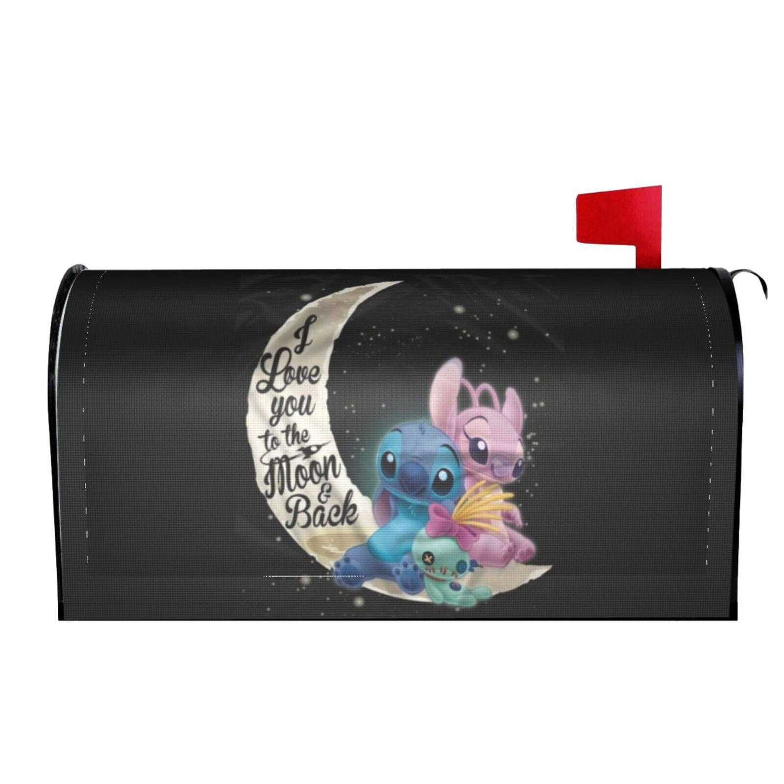 Stitch And Angela8 Cartoon Character Mailbox Cover Magnetic Standard ...