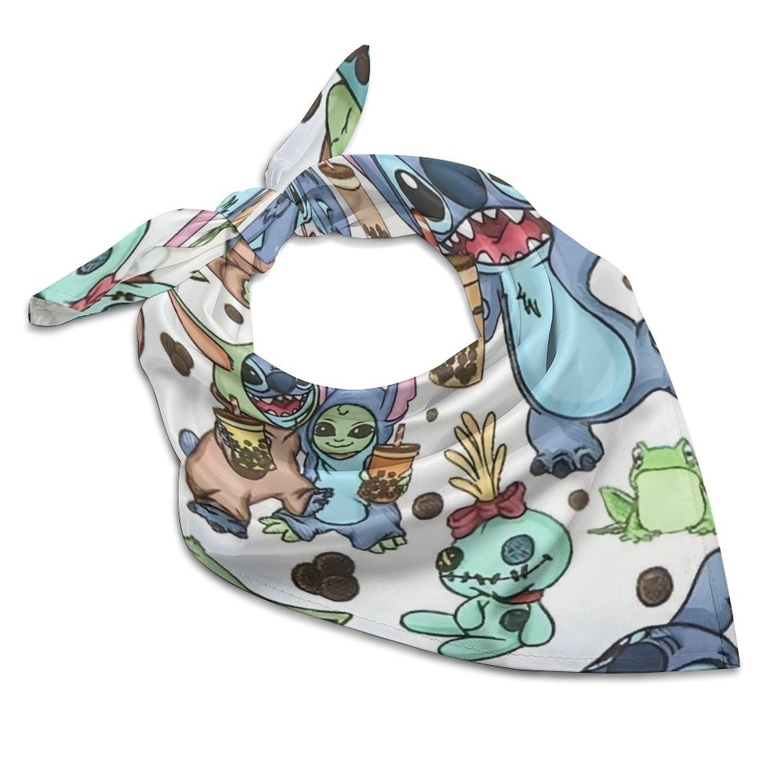 Stitch And Friends Square Satin Head Scarf Hair Scarves Silk-like ...