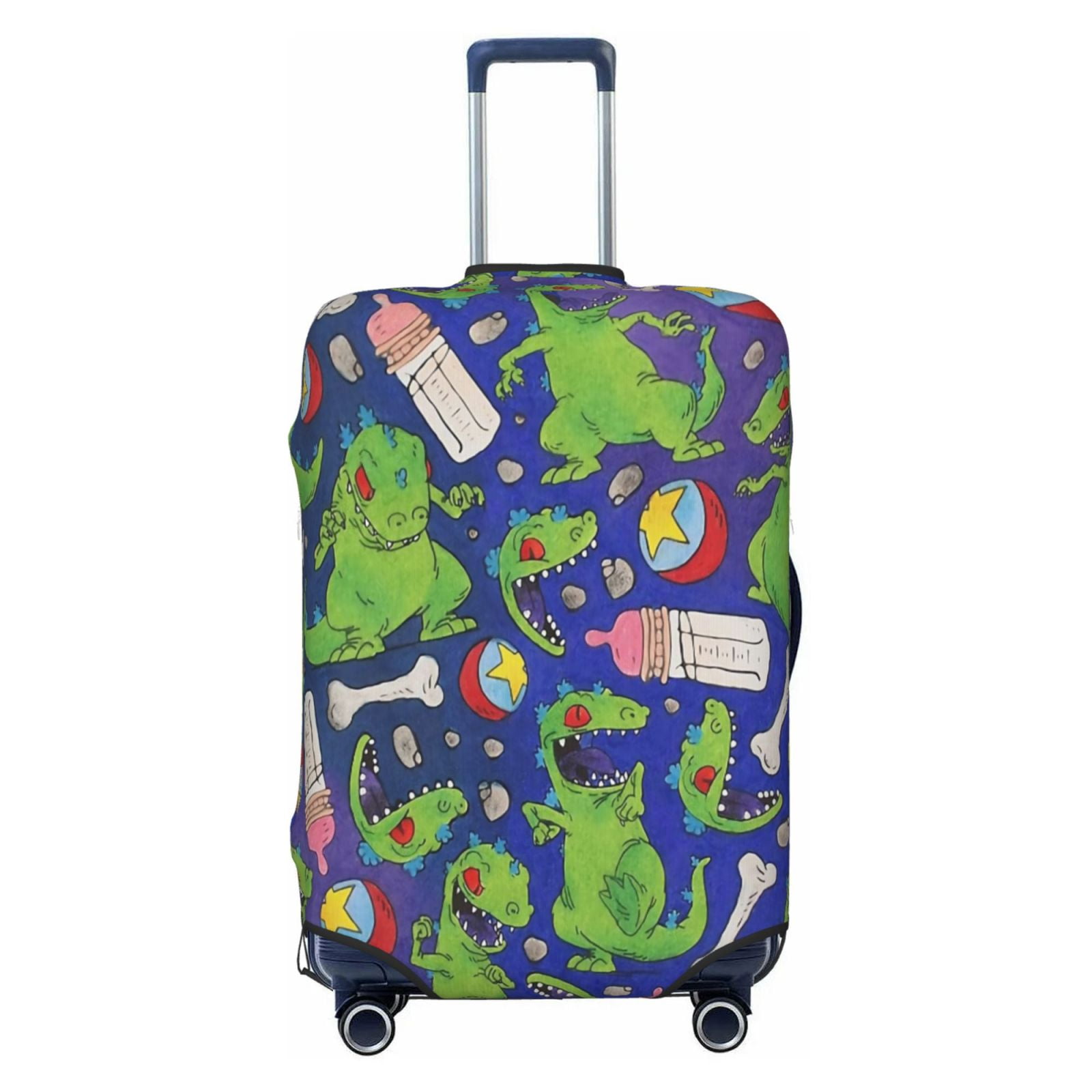Stitch And Toothless Luggage Cover Approved Travel Suitcase Protector ...