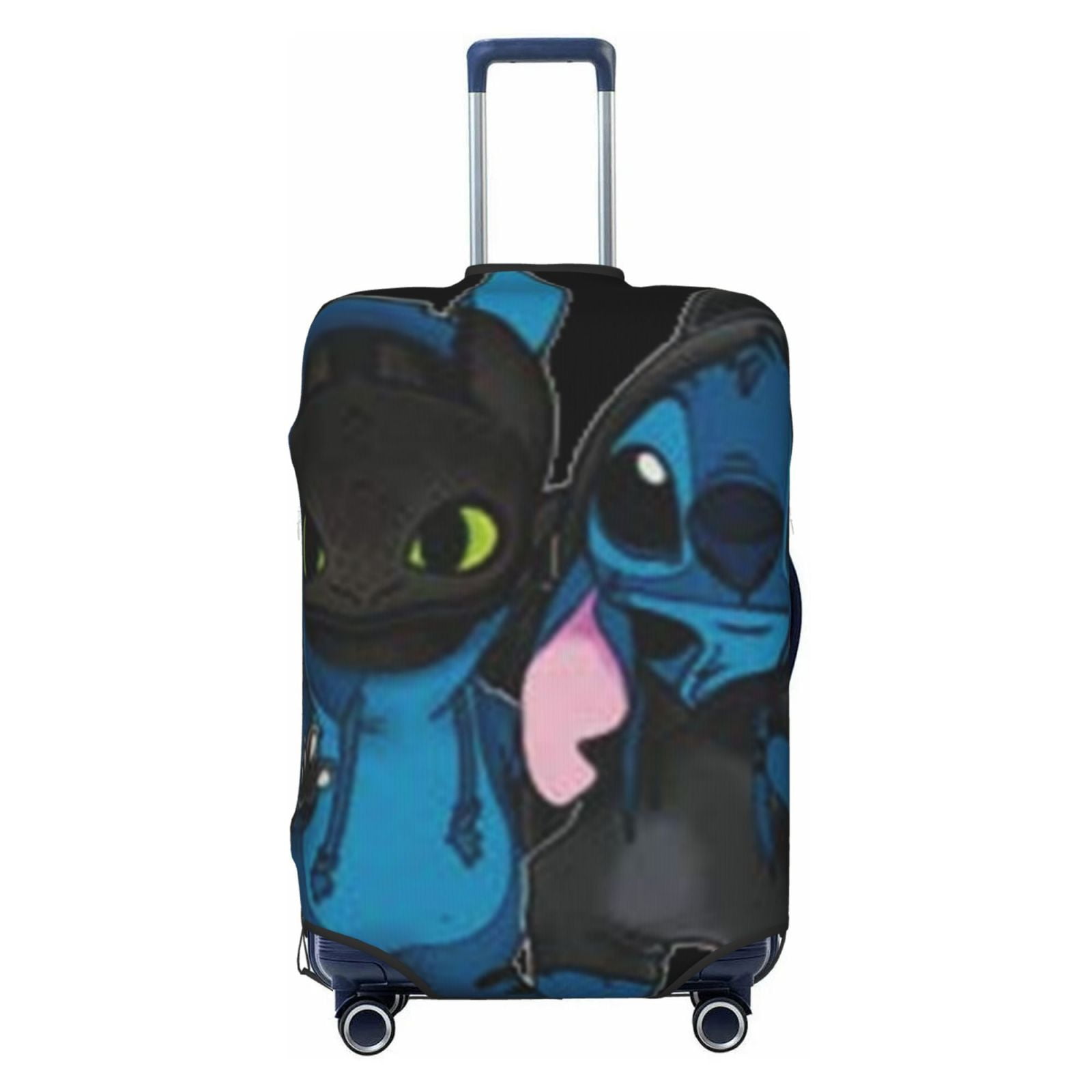 Stitch And Toothless Luggage Cover Approved Travel Suitcase Protector ...