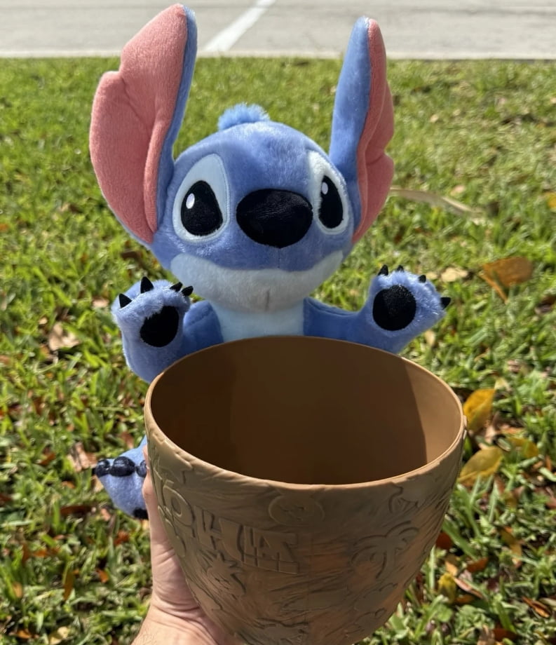 Stitch & Angel 2025 Pineapple Bucket - Double-Sided 3D Print, Spill ...
