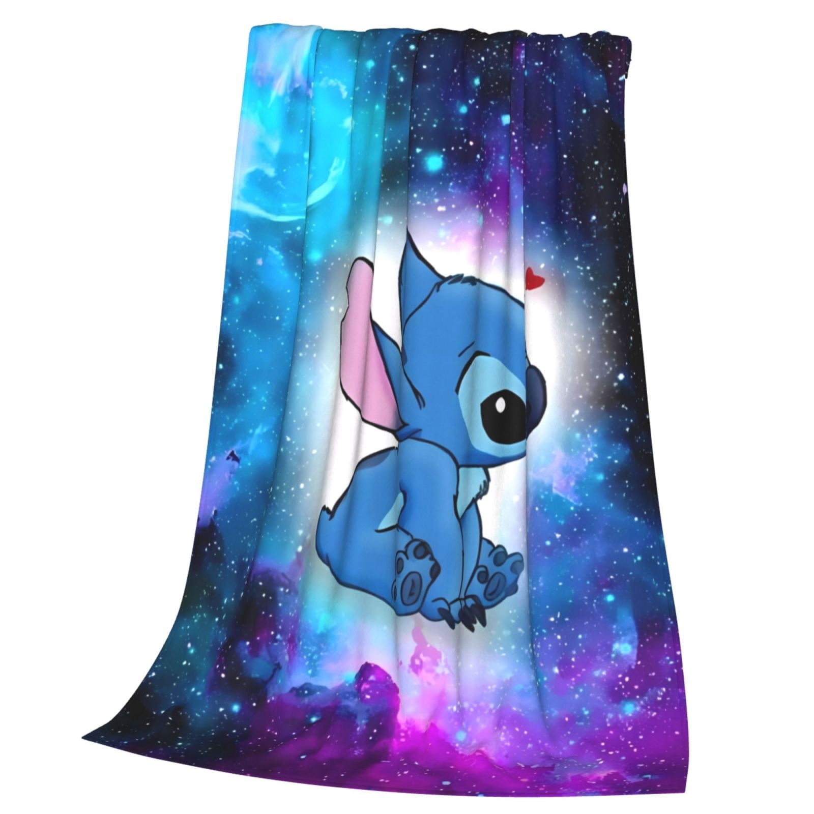 Stitch And Angel Blanket Soft Cozy Fleece Throw Blanket Plush ...