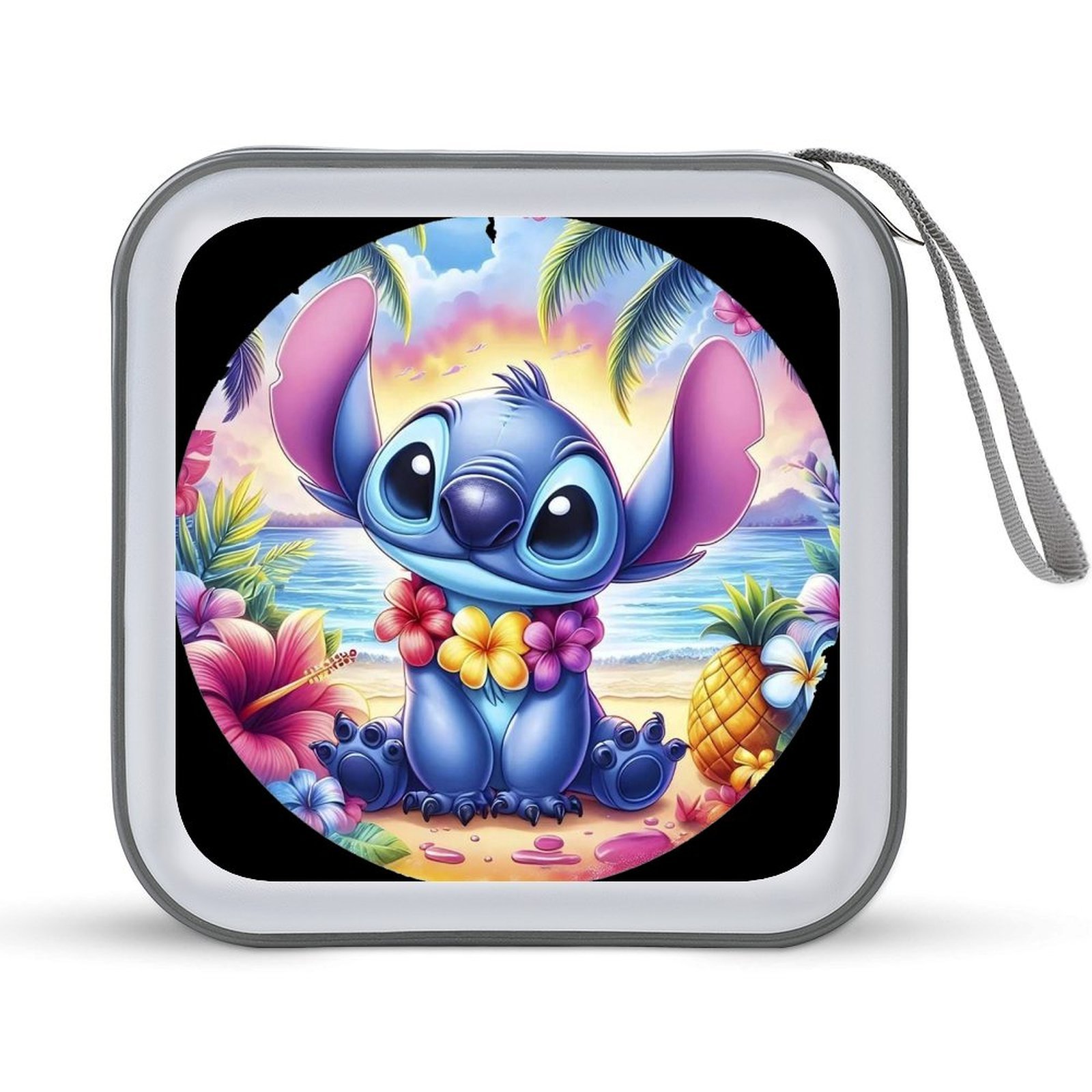 Stitch And Angel Hawaii Aloha 40 Capacity CD Cases, Large DVD/VCD ...