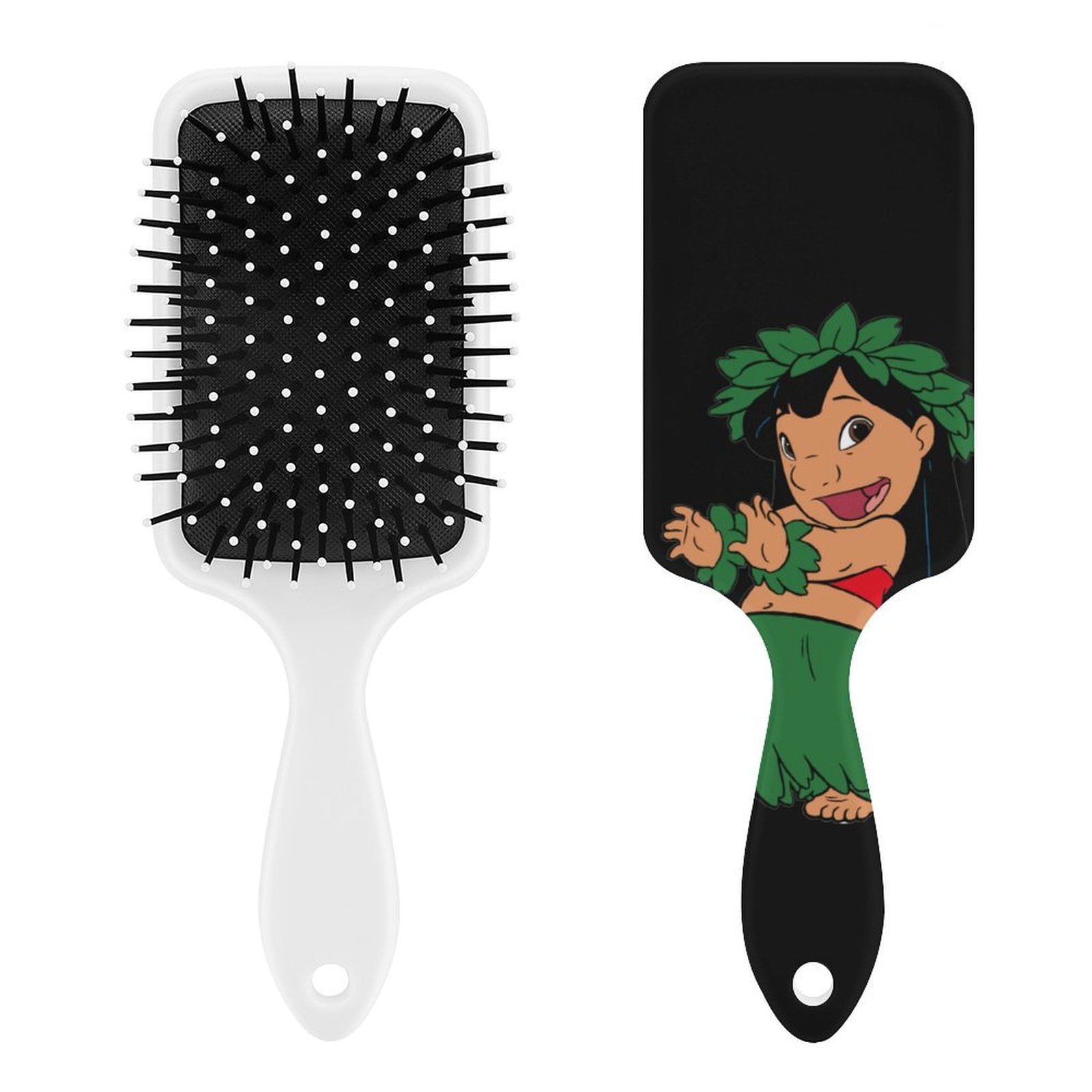 Stitch And Angel Hawaii Aloha Air Cushion Detangling Paddle Brush with ...