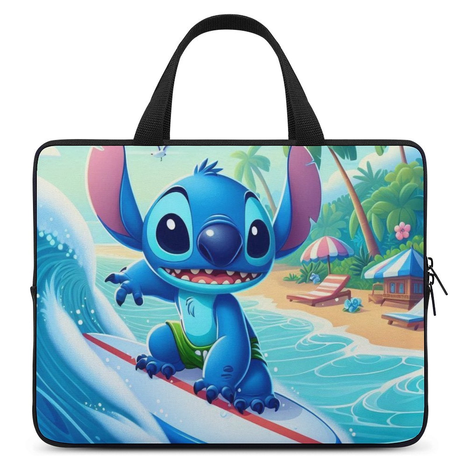 Stitch and Angel Laptop sleeve with Handle, Laptop Case, laptop bag ...