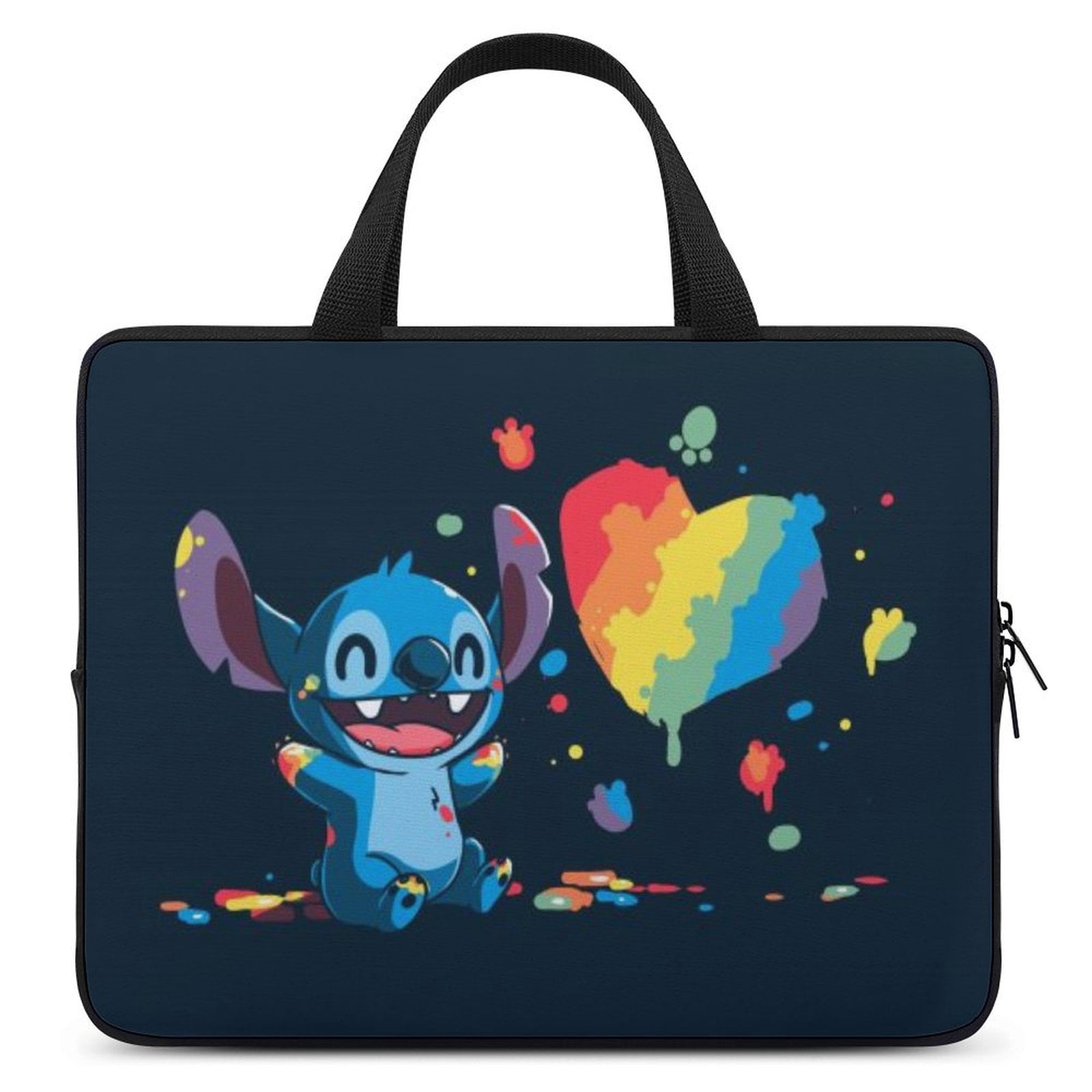 Stitch and Angel Laptop sleeve with Handle, Laptop Case, laptop bag ...
