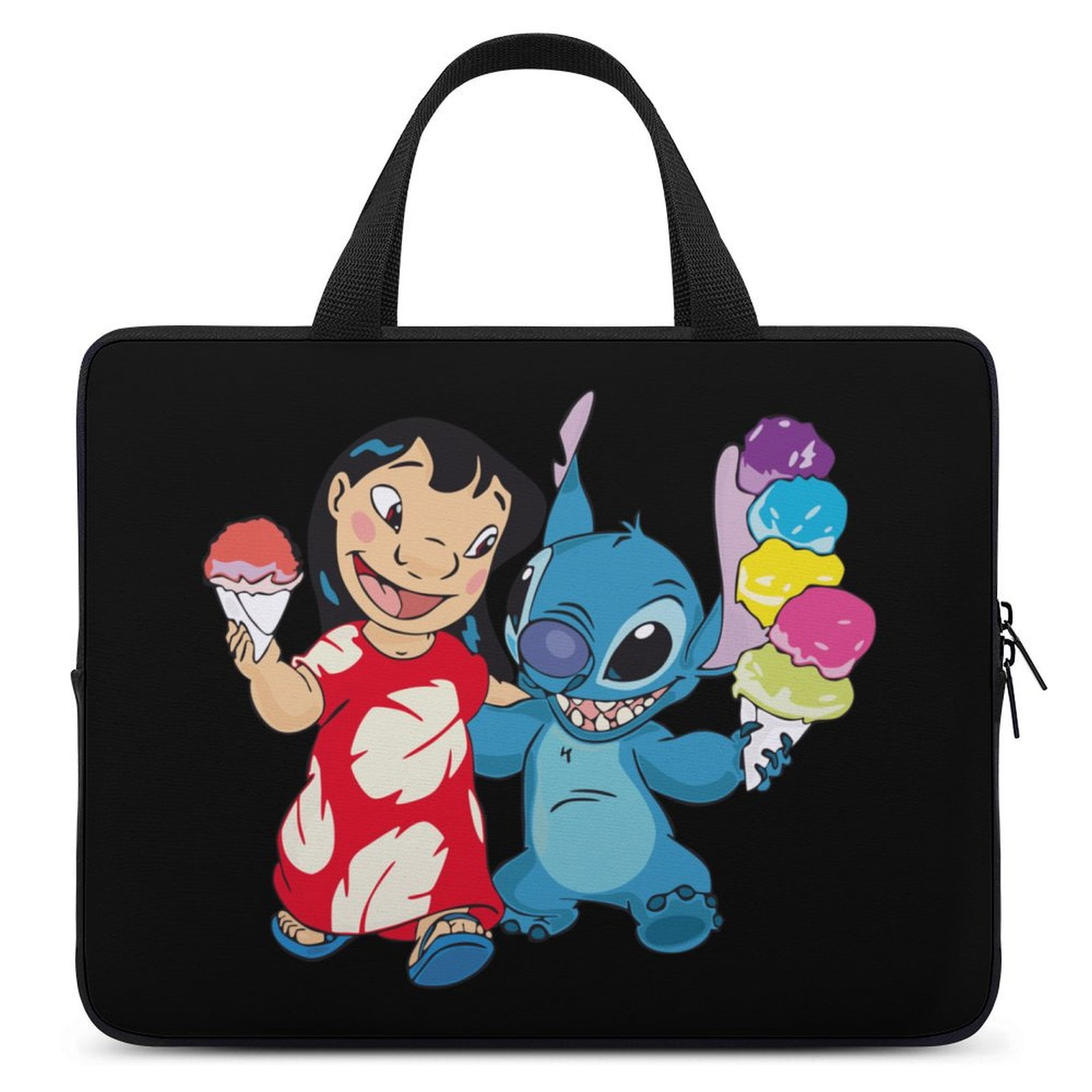 Stitch and Angel Laptop sleeve with Handle, Laptop Case, laptop bag ...