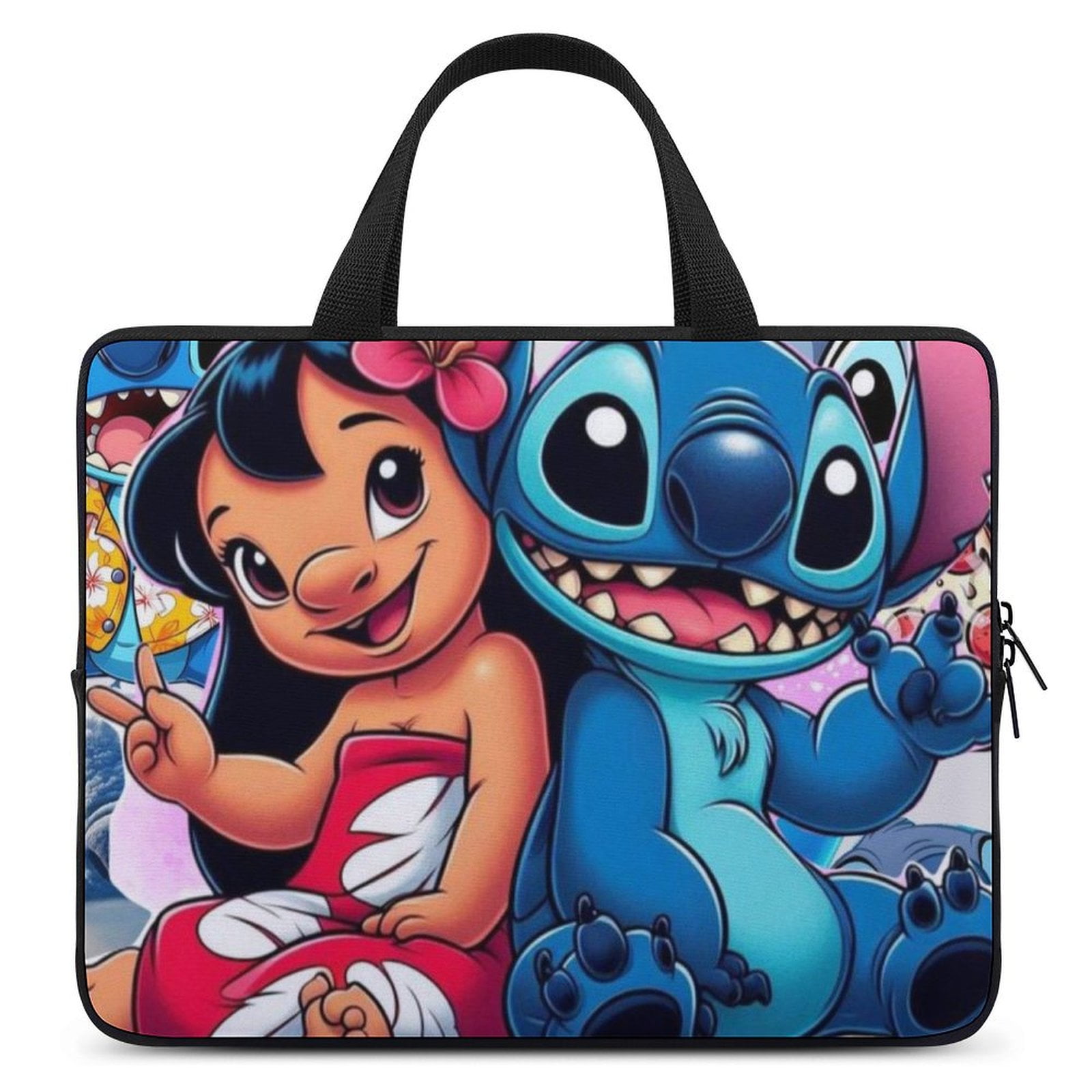 Stitch and Angel Laptop sleeve with Handle, Laptop Case, laptop bag ...