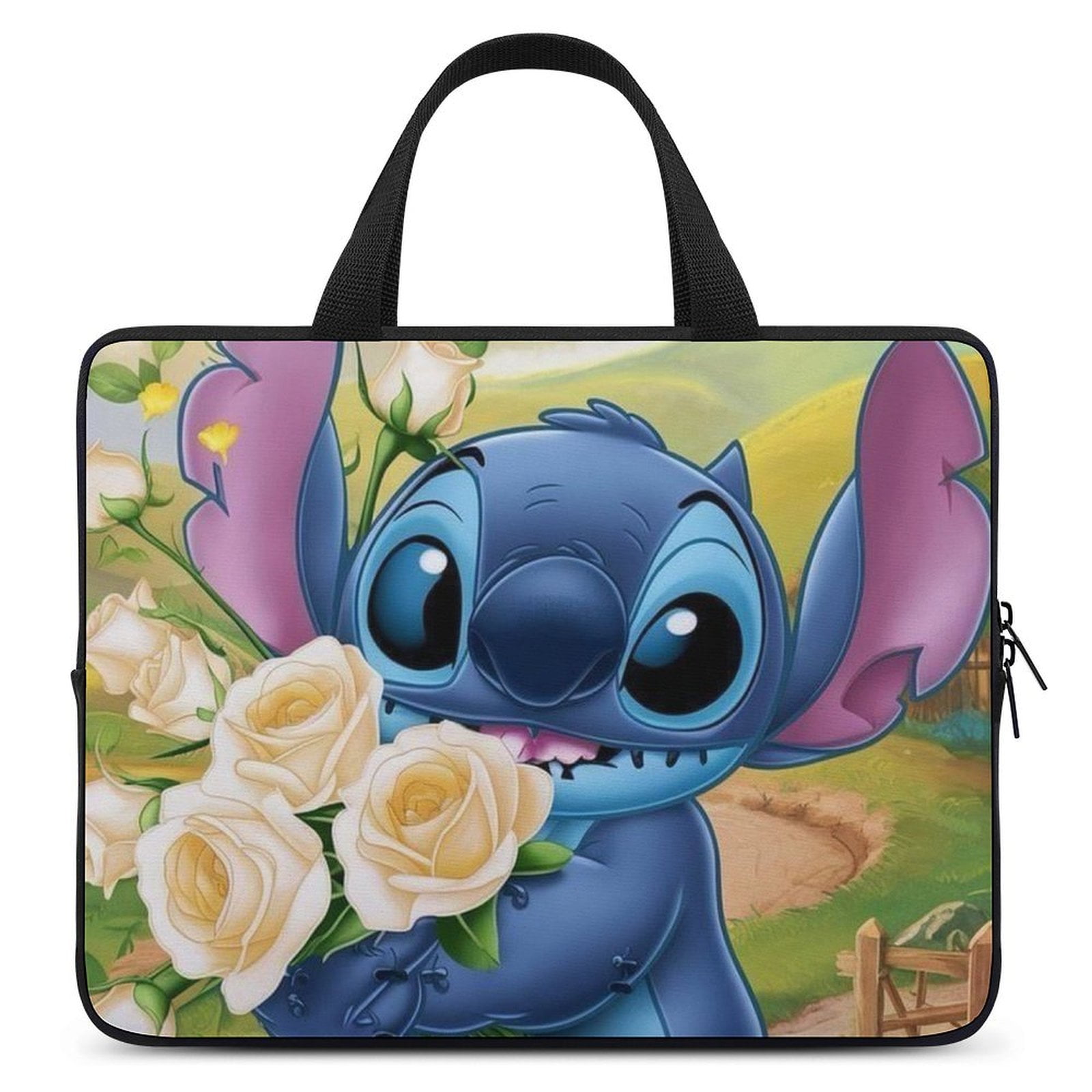 Stitch and Angel Laptop sleeve with Handle, Laptop Case, laptop bag ...