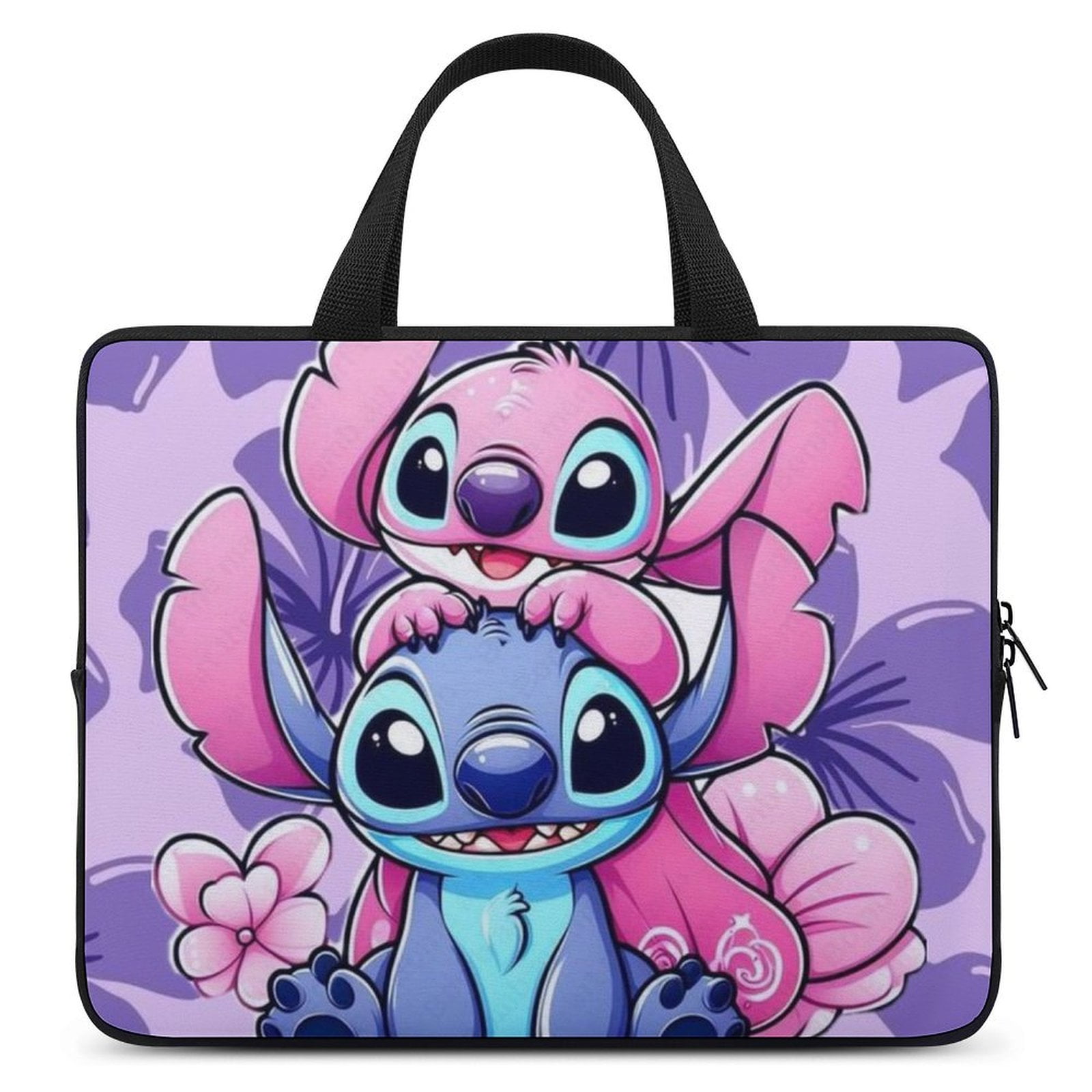 Stitch and Angel Laptop sleeve with Handle, Laptop Case, laptop bag ...
