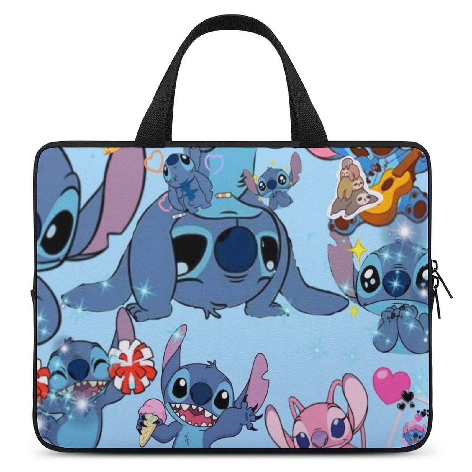 Stitch and Angel Laptop sleeve with Handle, Laptop Case, laptop bag ...