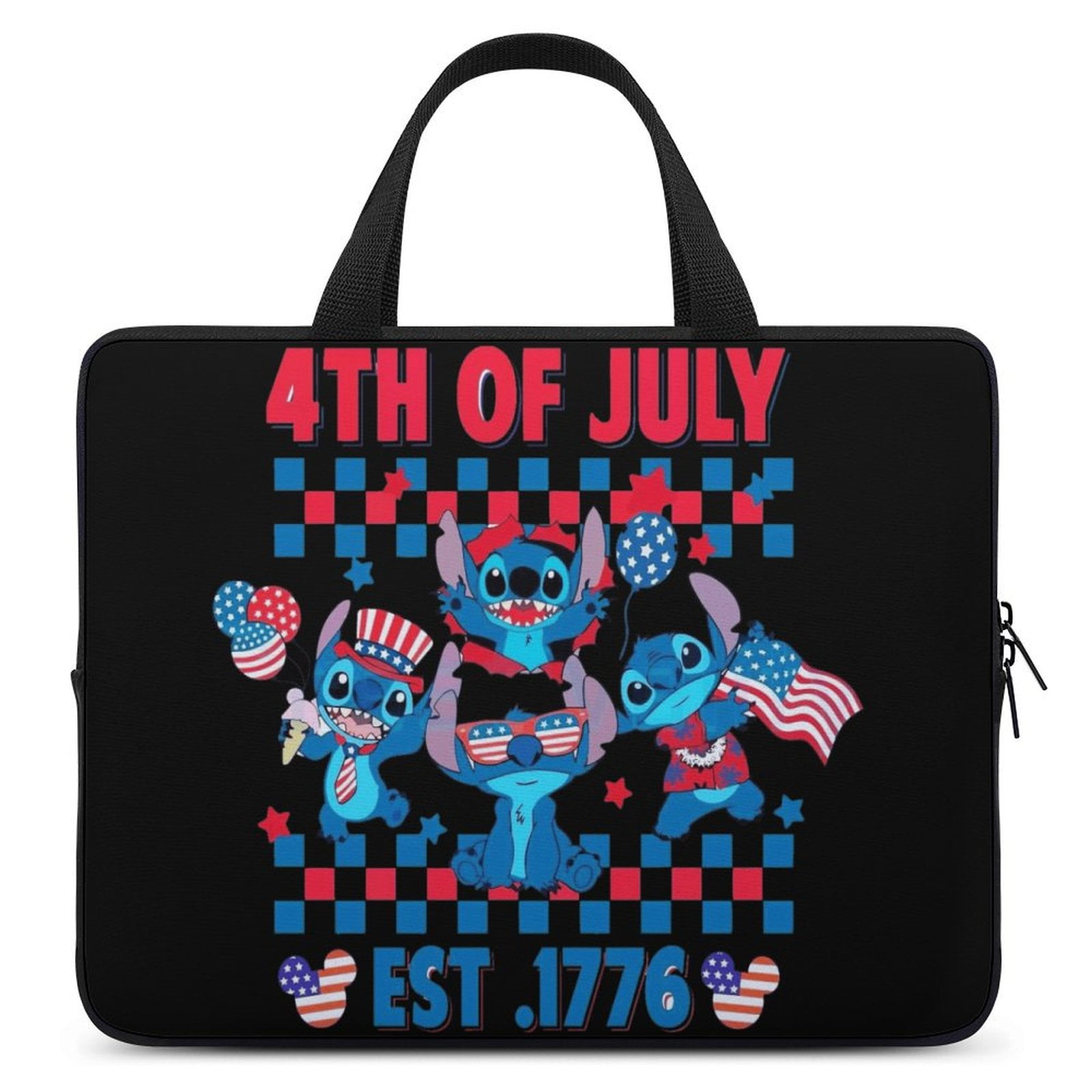 Stitch and Angel Laptop sleeve with Handle, Laptop Case, laptop bag ...