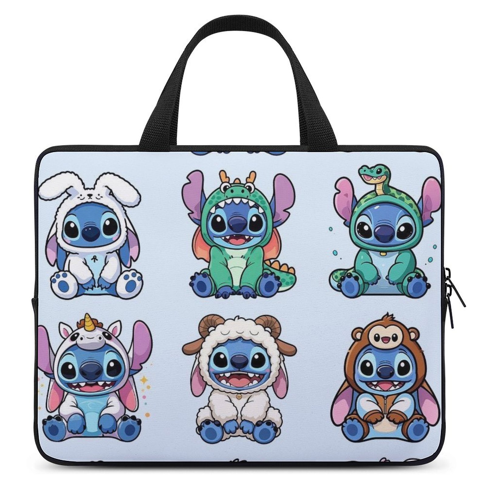 Stitch And Angel Laptop sleeve with Handle, Laptop Case, laptop bag ...