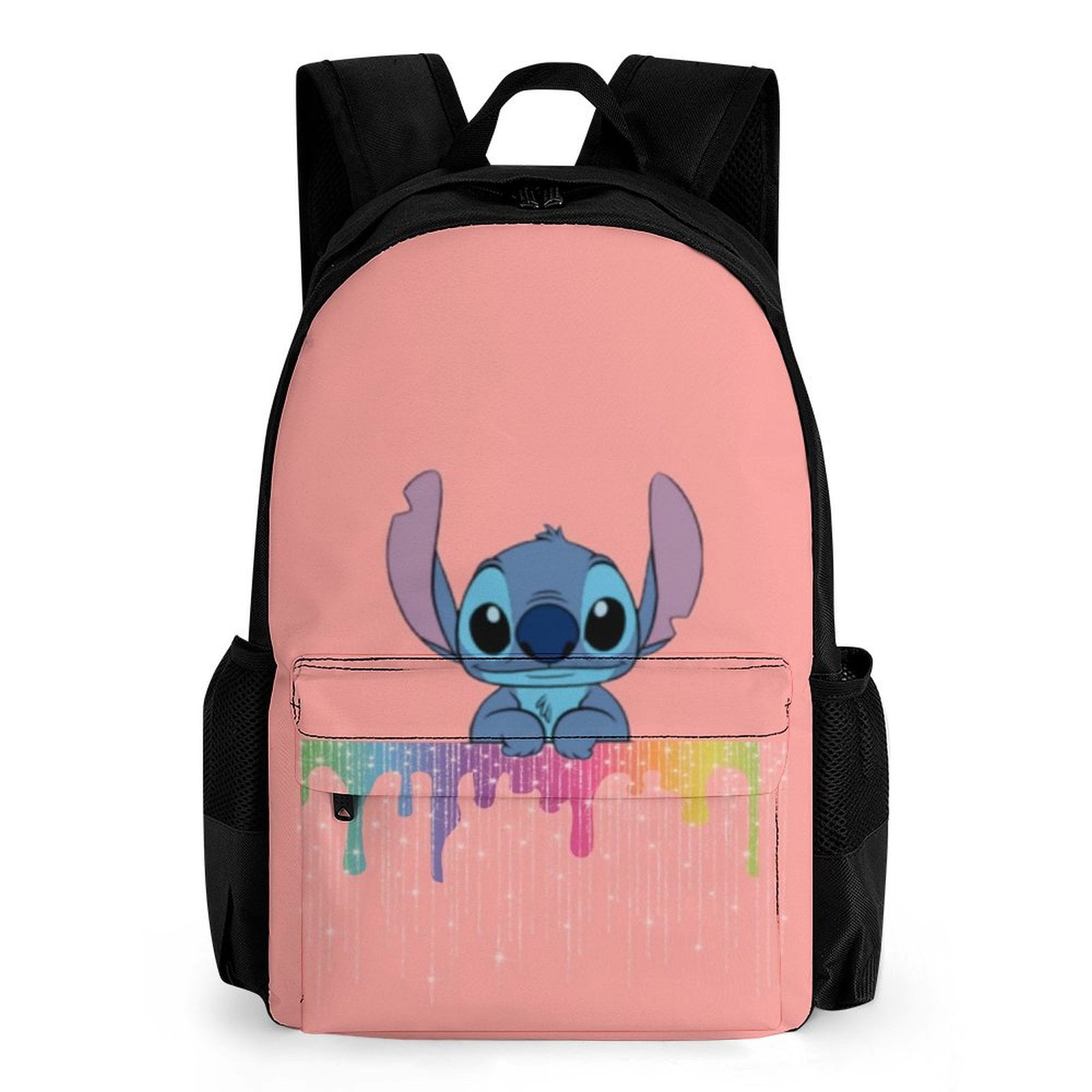 Stitch and Angel Resting Stitch Face69 Laptop Backpack With Pockets ...