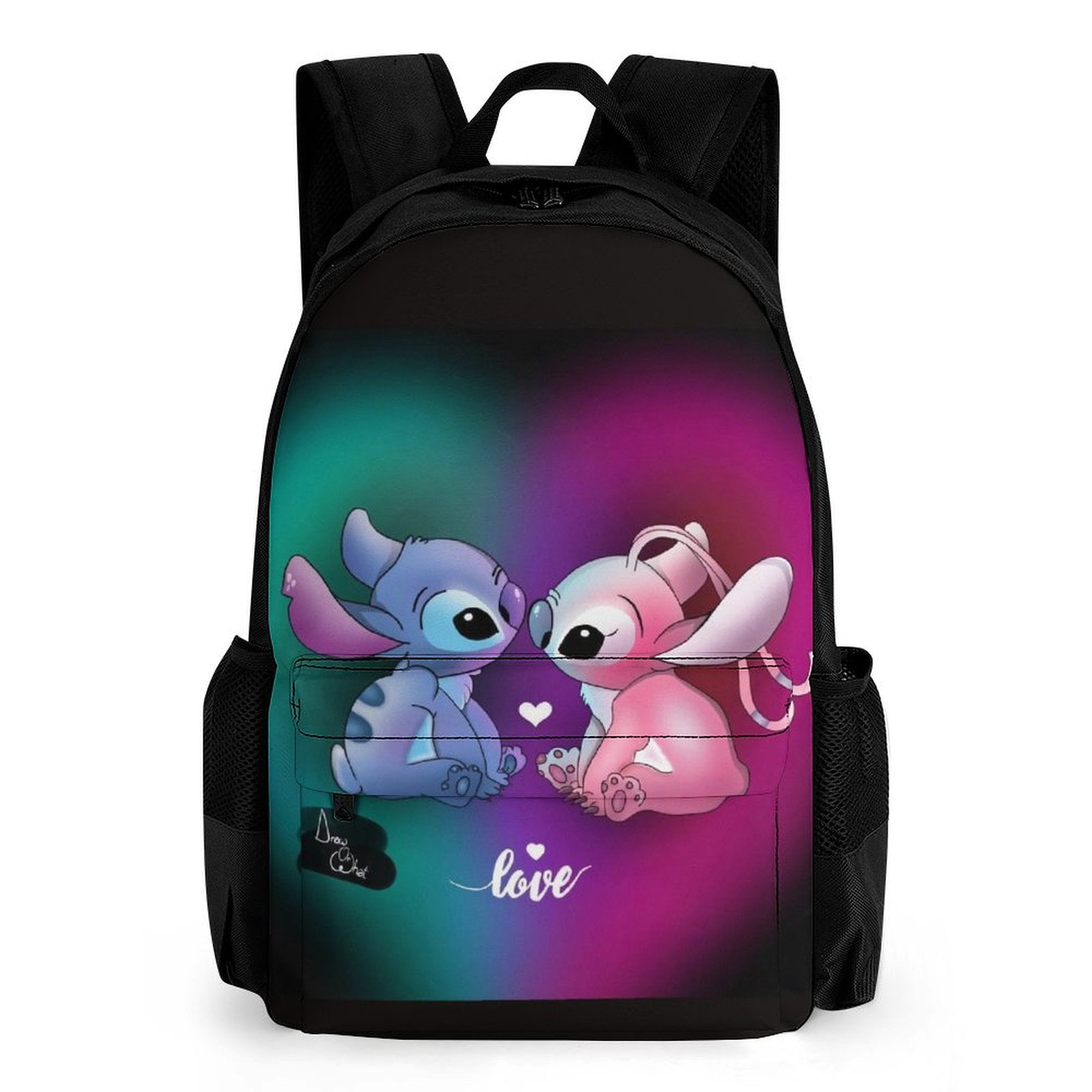 Stitch and Angel Tropical Breakout Laptop Backpack With Pockets Large ...