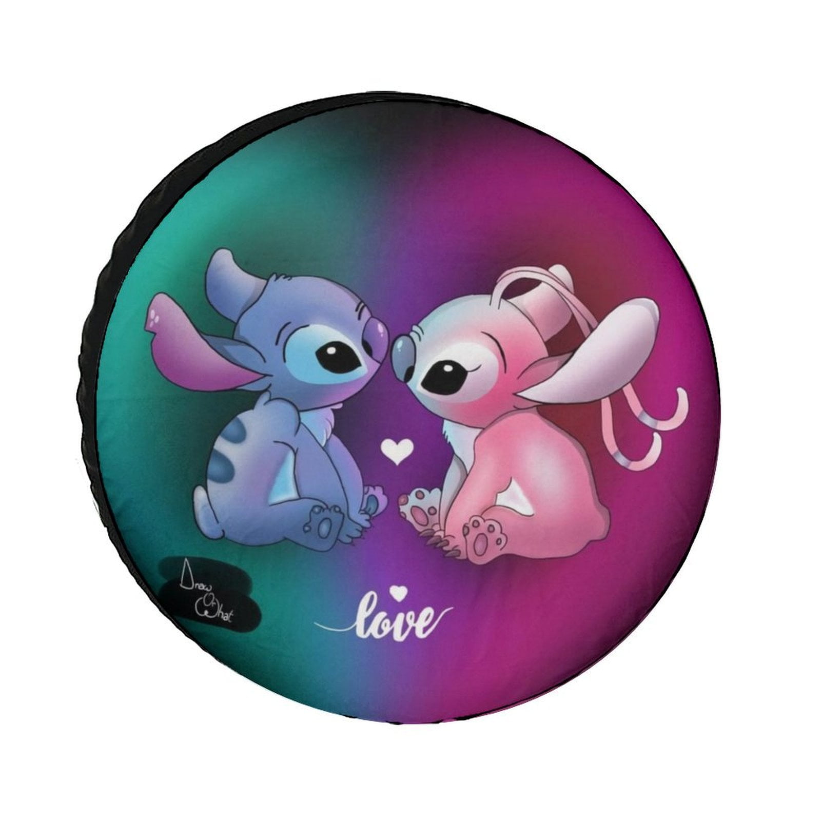 Stitch And Angel Tropical Breakout Waterproof Oxford Tire Covers, Spare ...