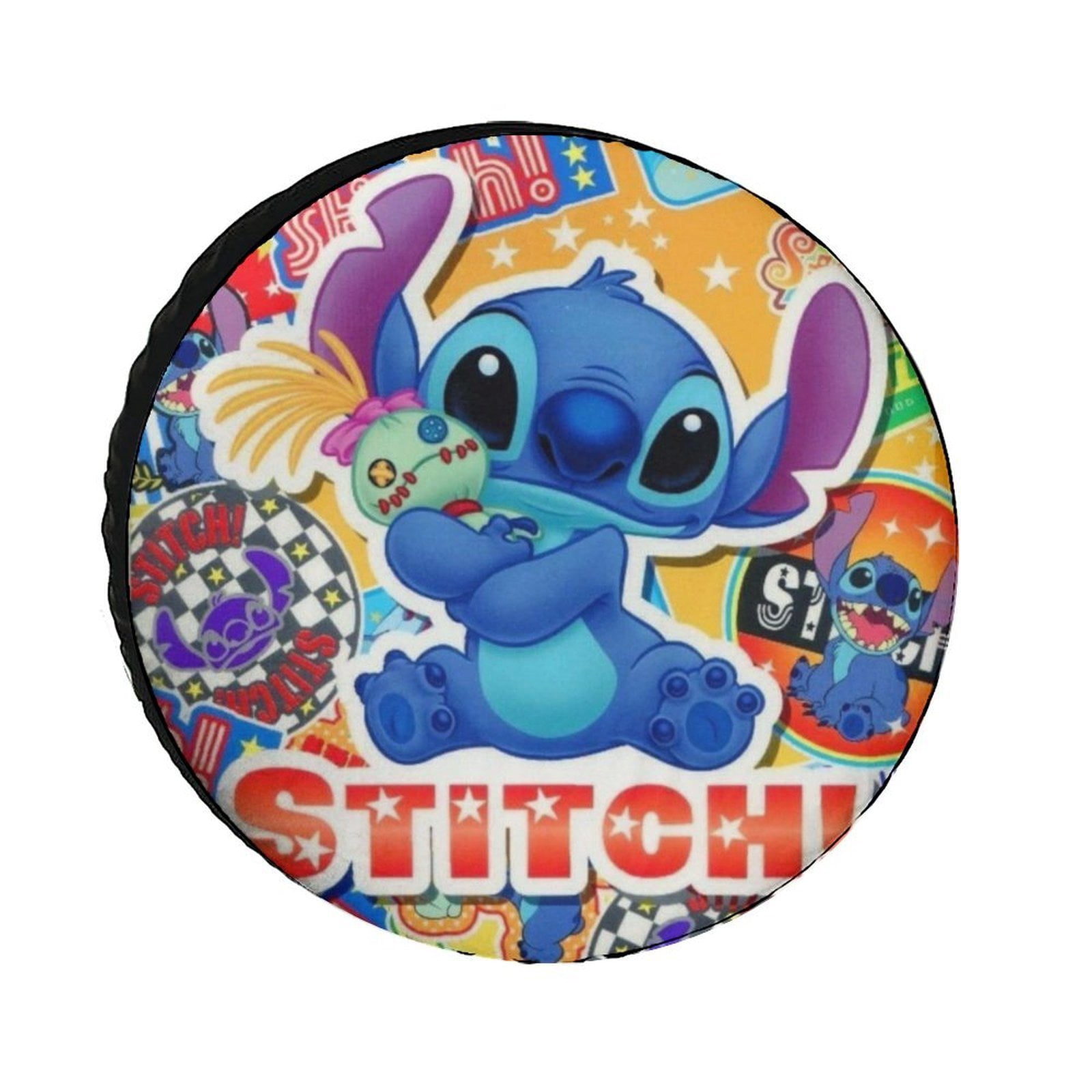 Stitch And Angel Waterproof Oxford Tire Covers, Spare Wheel Automotive ...