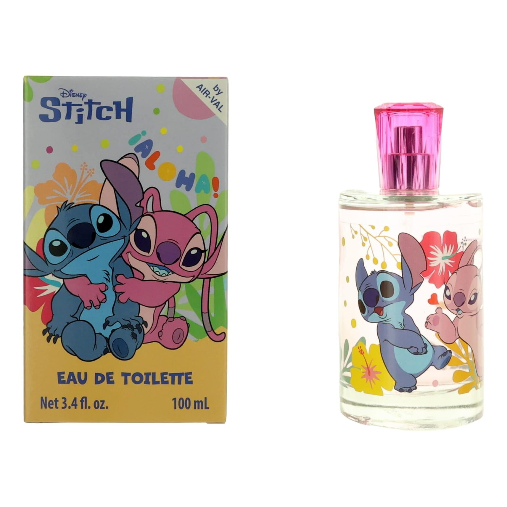 Disney Stitch & Angel EDT Spray, Boys Fragrance, 3.4 oz, Orange ...