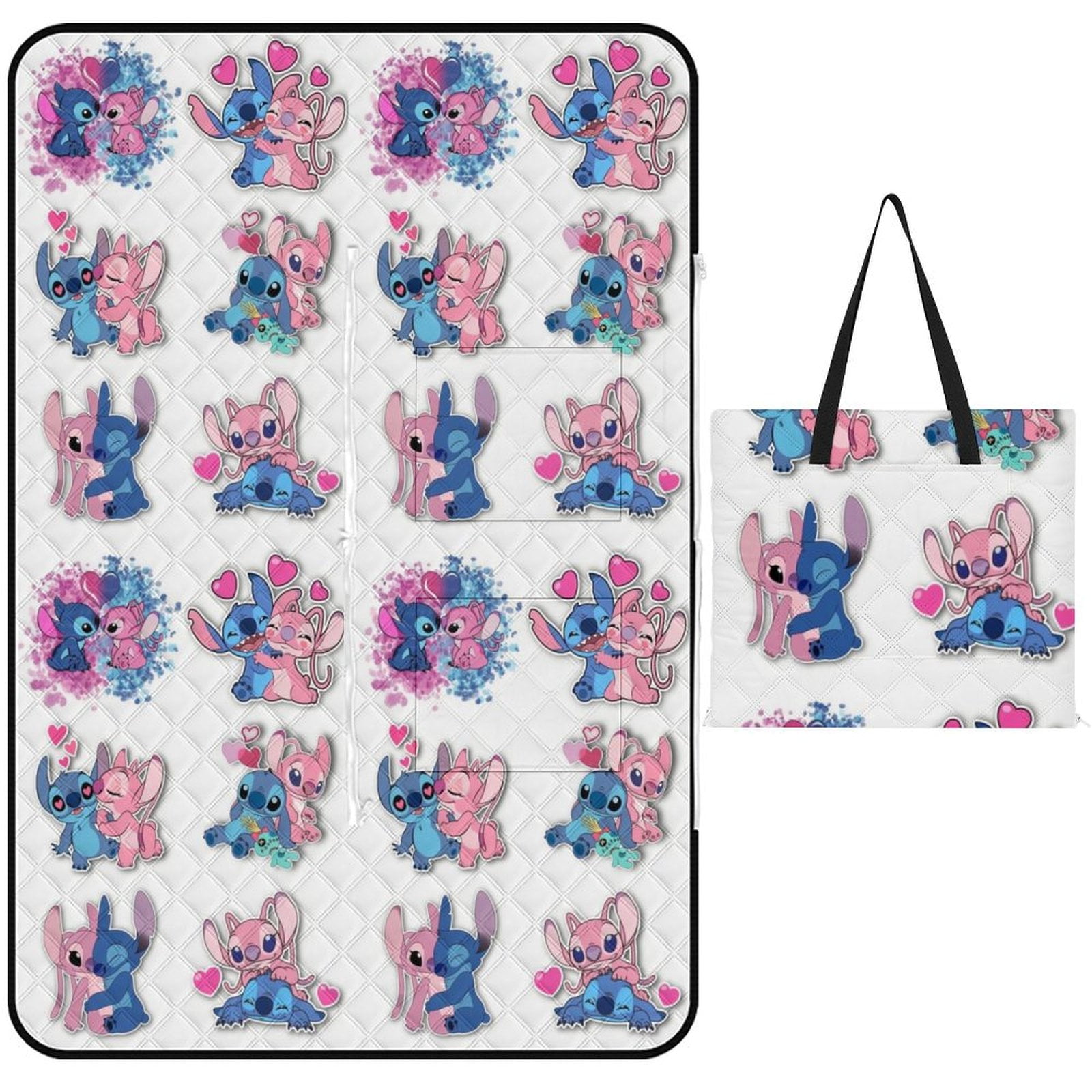 Stitch And Angela Picnic Blankets Extra Large - Beach Blanket ...