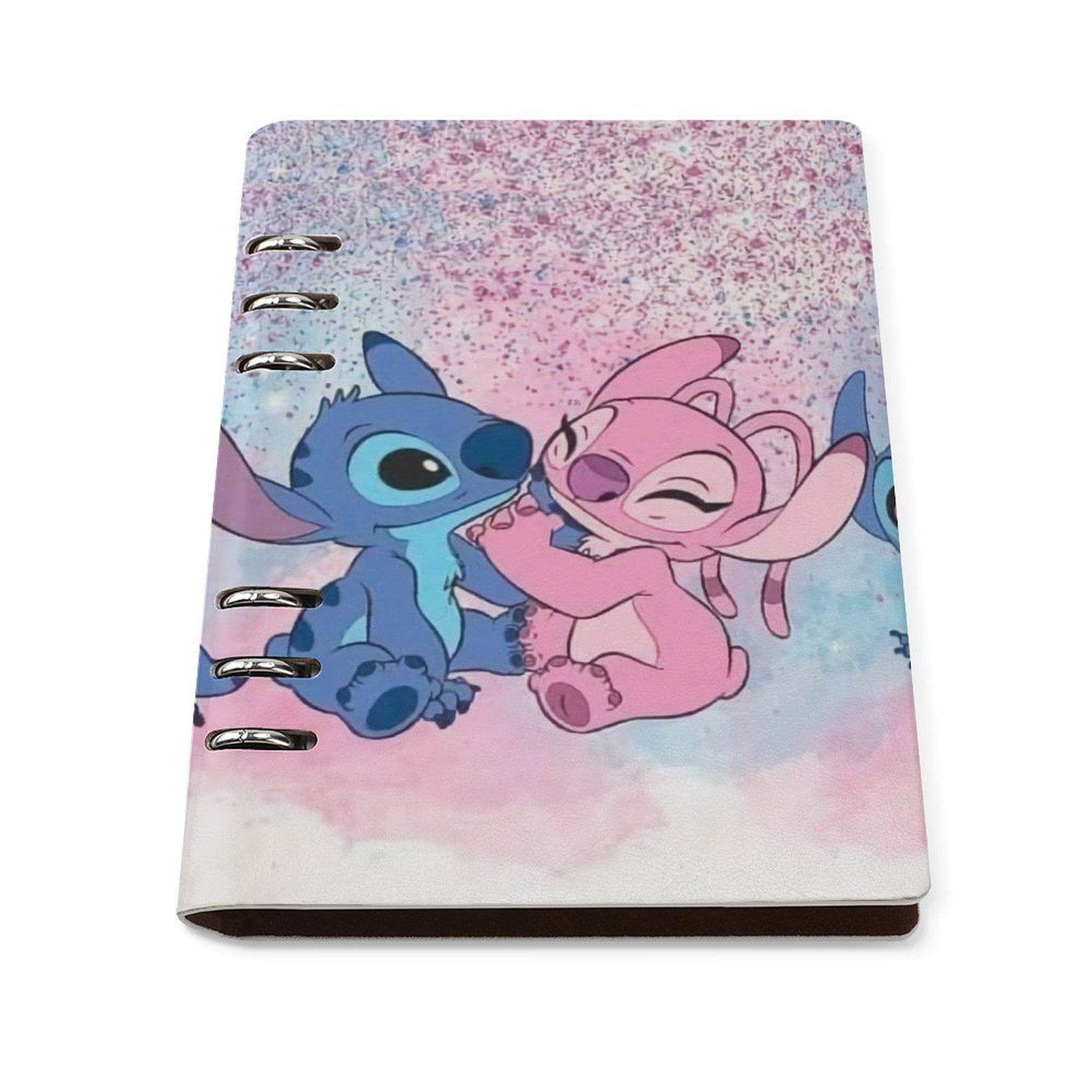 Stitch And Angela2 Refillable Leather A5 Loose Leaf Notebook, Loose ...
