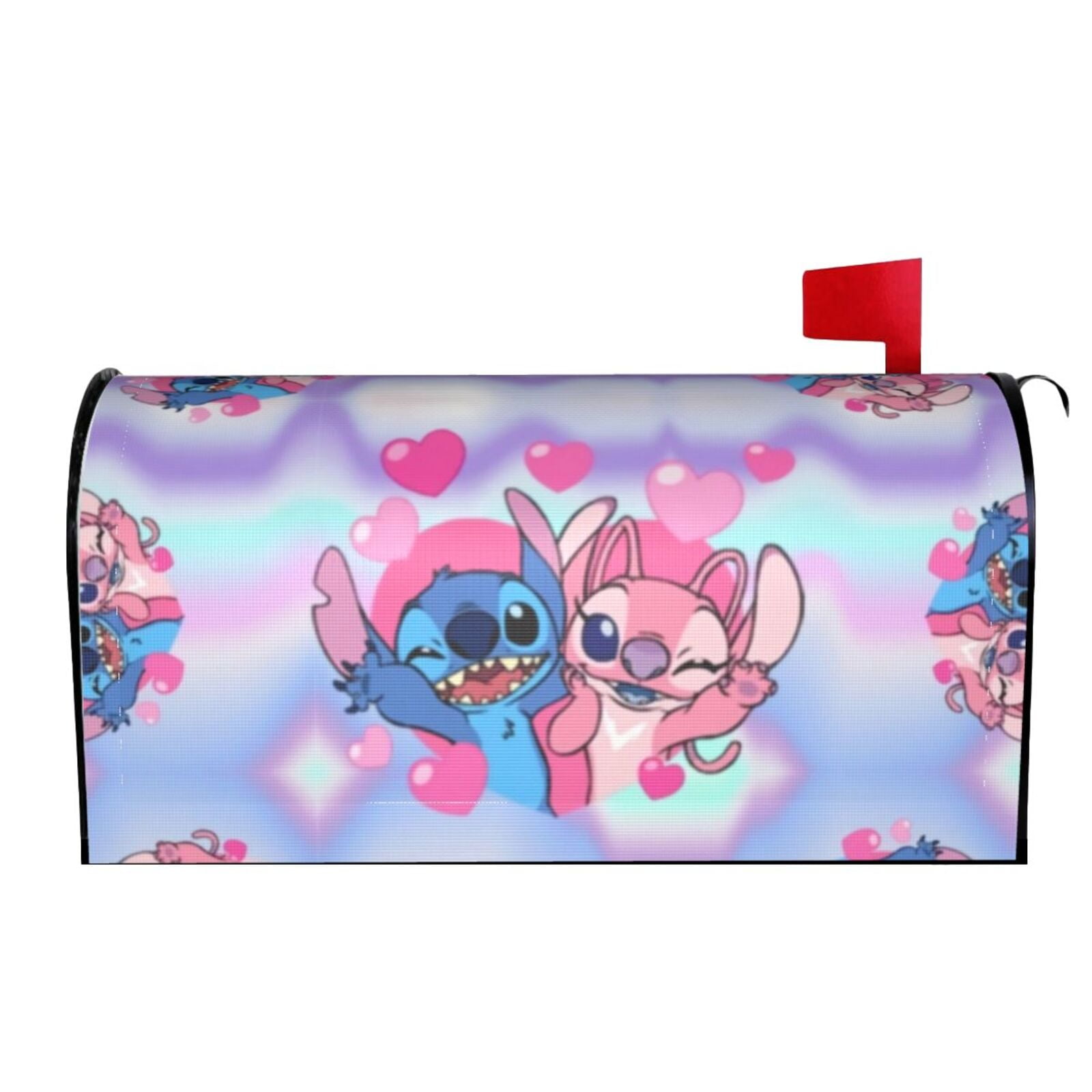 Stitch Angela36 Cartoon Character Mailbox Cover Magnetic Standard Size ...