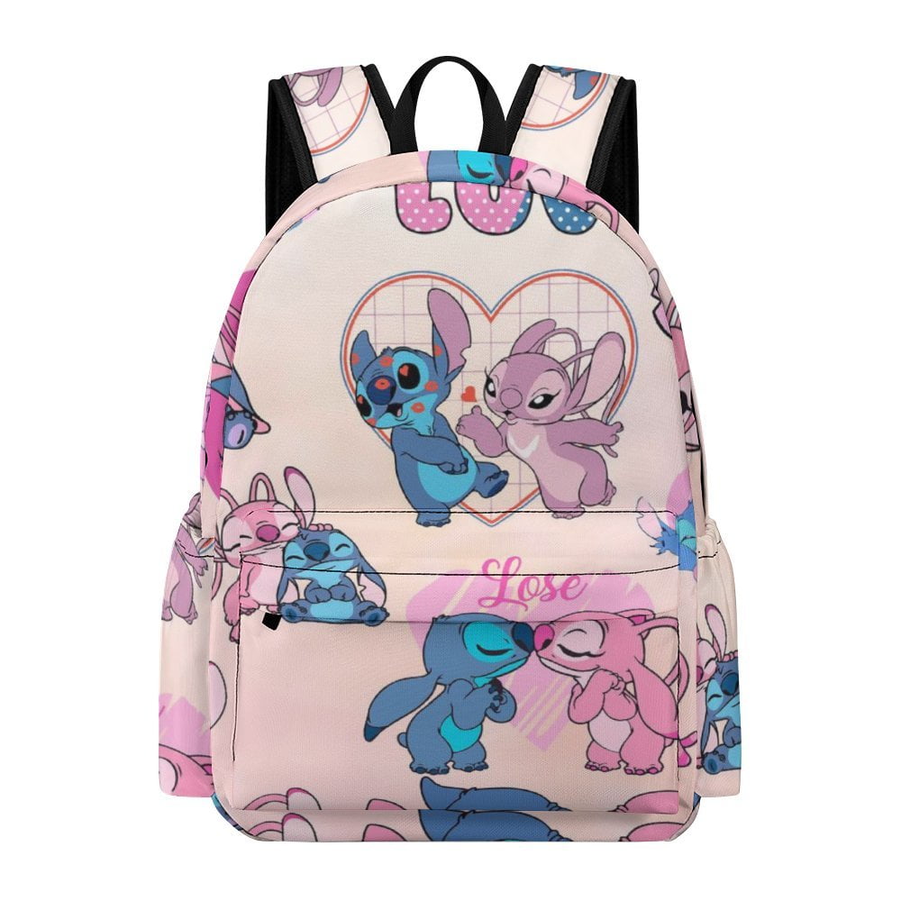 Stitch Angle Backpack Daypack Unisex Laptop Bag Student School Bag ...