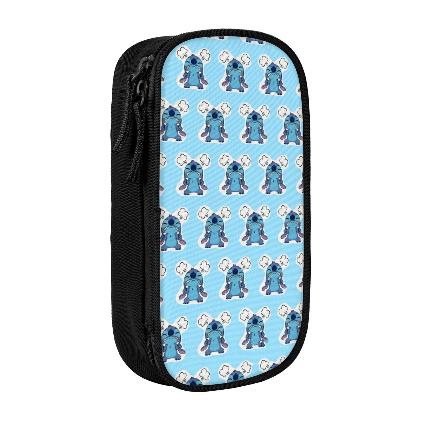 Stitch Angry Pencil Case,Pencil Pouch,Extra Big Pencil Bag,Pen Bag Wide ...