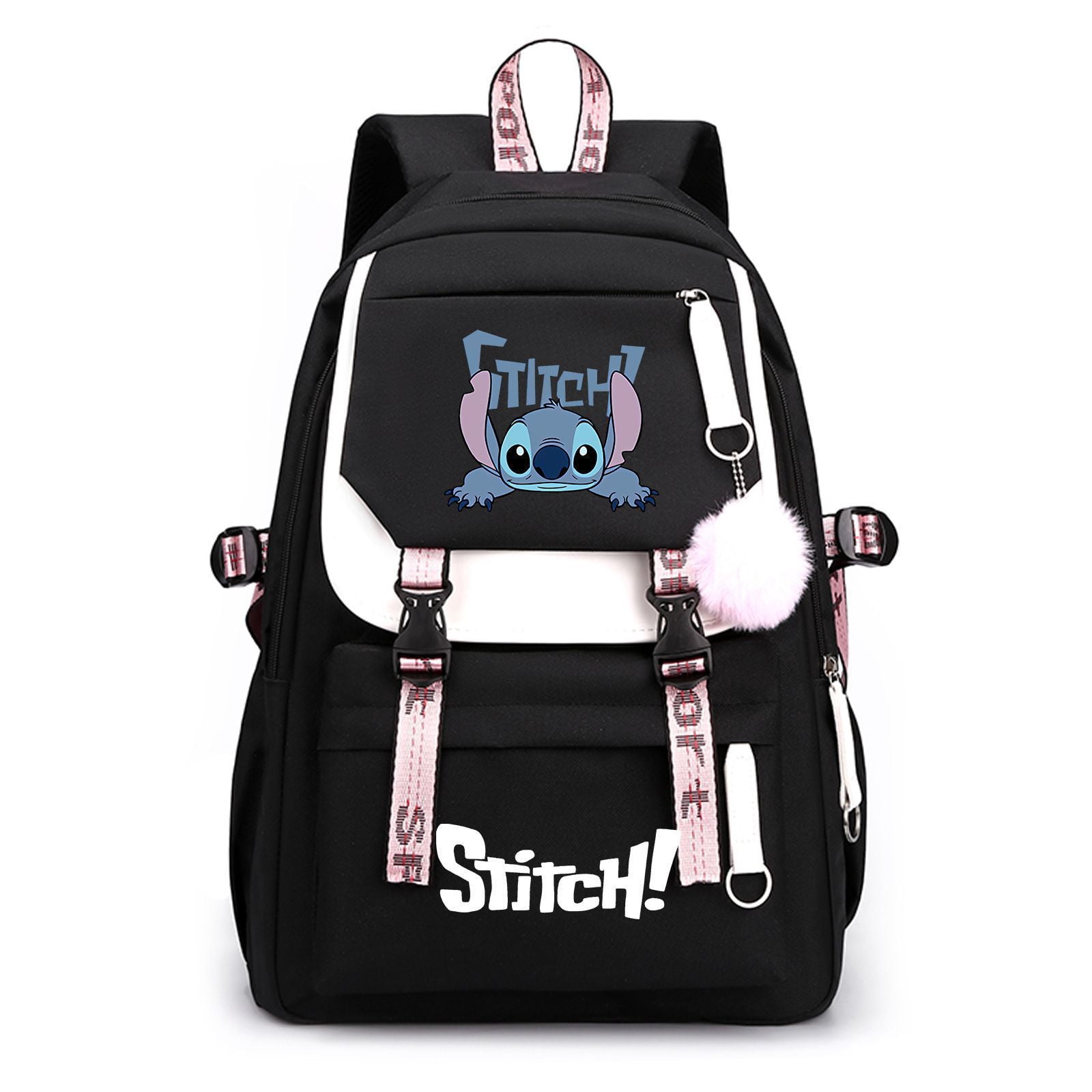 Stitch Anime Backpack Travel Bag Cartoon Backpack Casual Daypack for ...