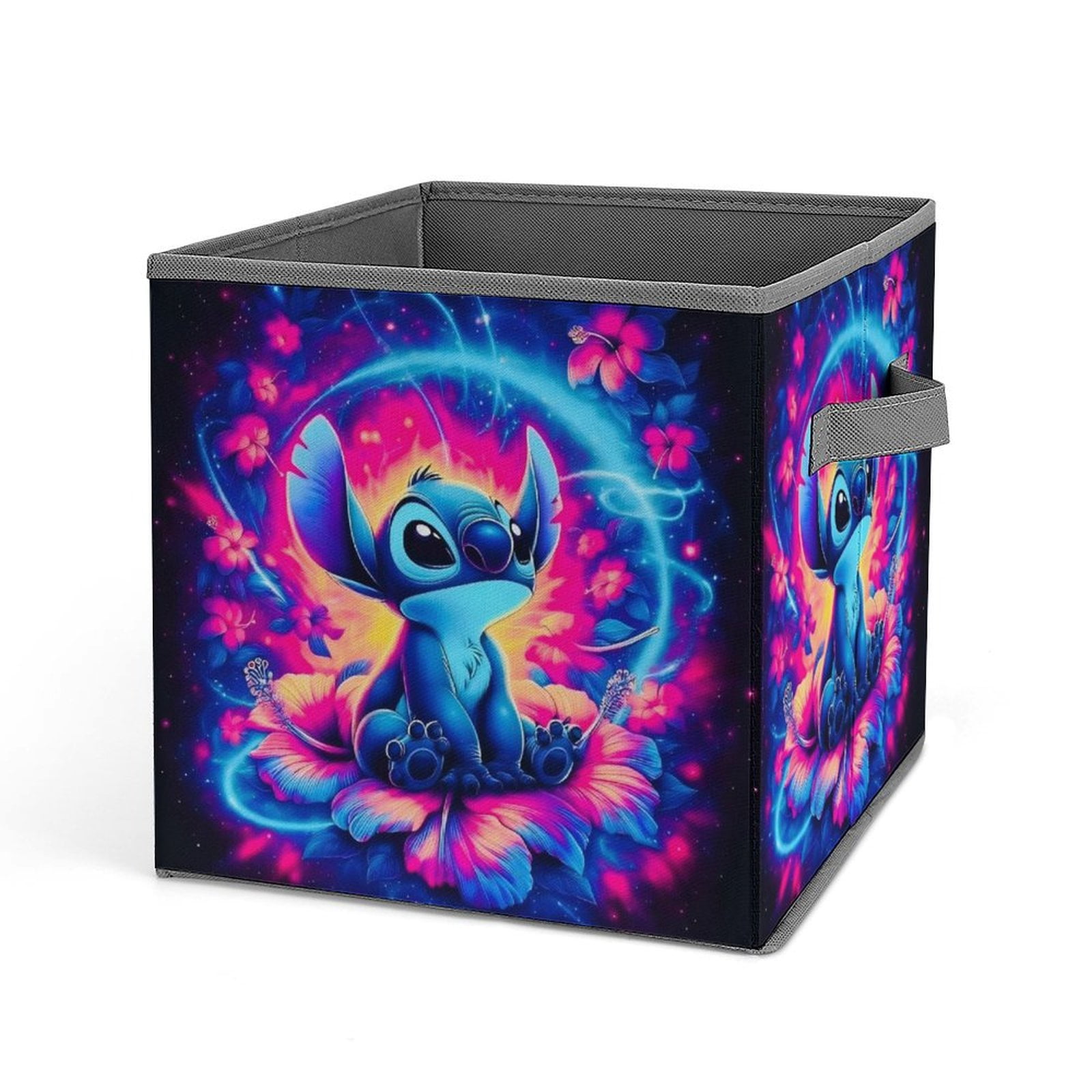 Stitch Anime Cartoon Cube Storage Bins for Shelves, Storage Cubes ...