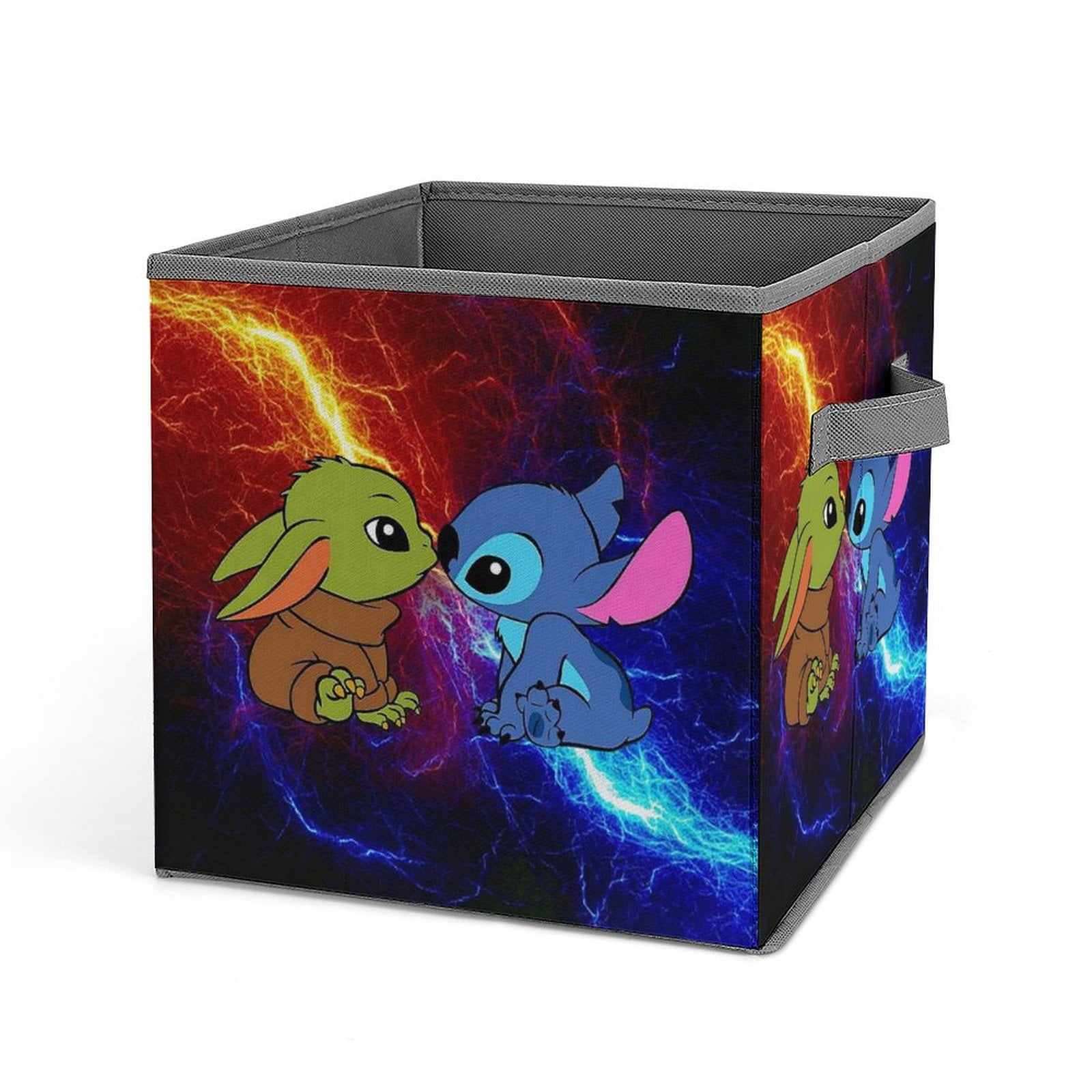 Stitch Anime Cartoon Cube Storage Bins for Shelves, Storage Cubes ...