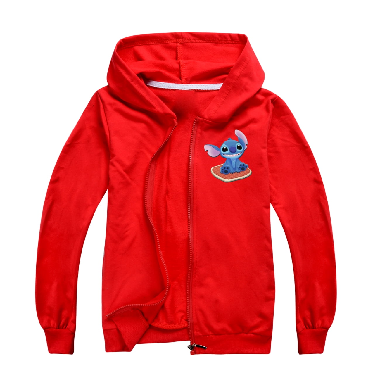 Stitch Anime Lilo & Stitch Zip-Up Hoodie for Boys and Girls – Fun and ...