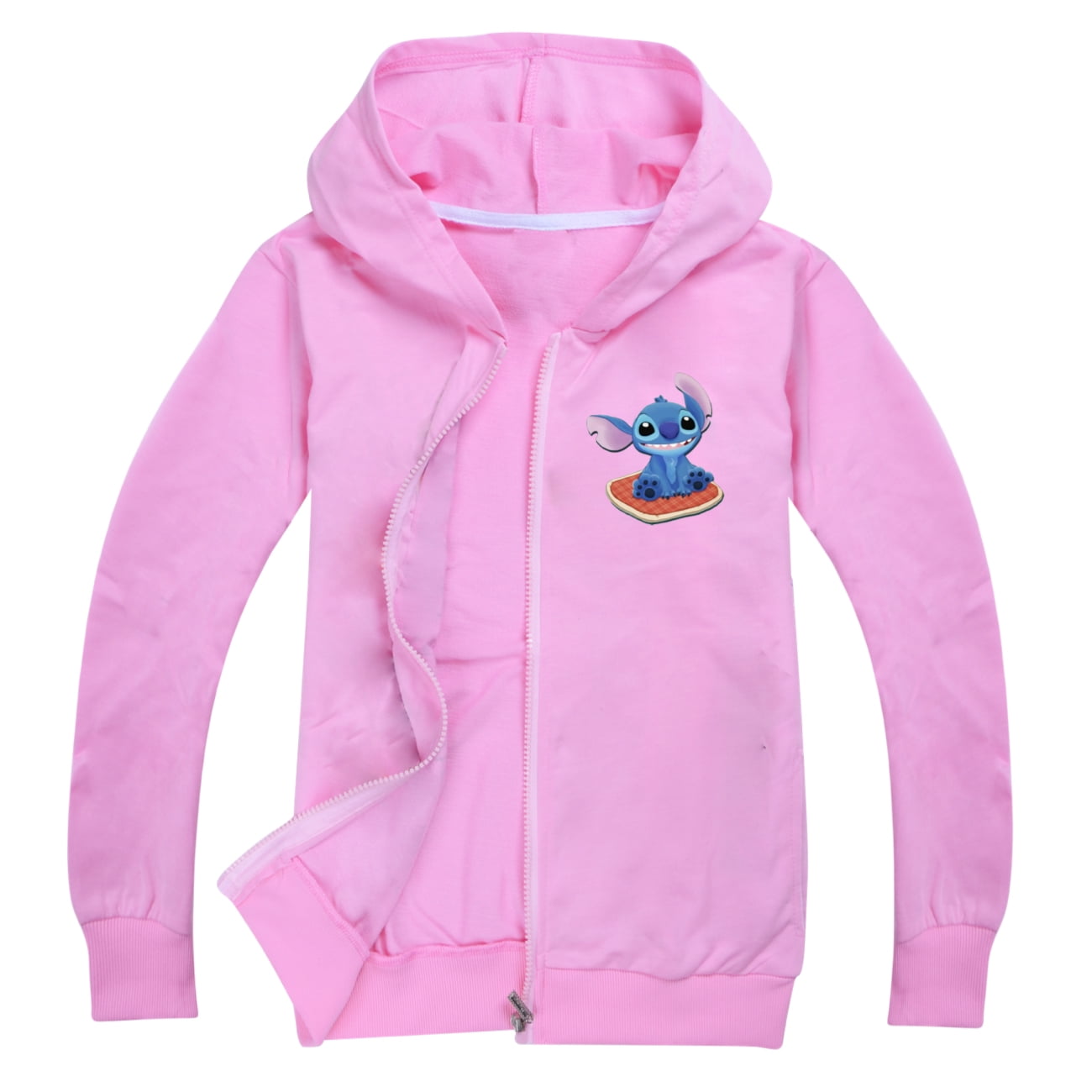 Stitch Anime Lilo & Stitch Zip-Up Hoodie for Kids - Perfect for Boys ...