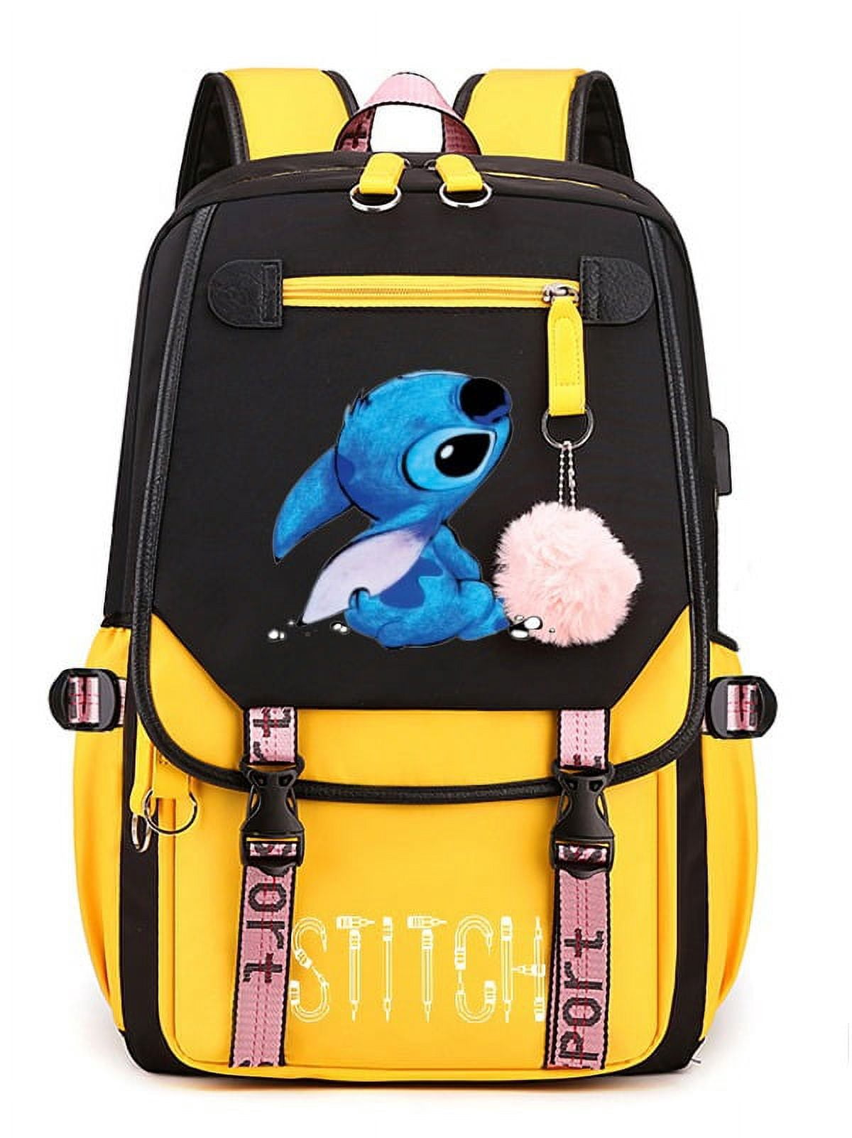 Stitch Anime USB Backpack for Women/Women/Teen, Work Business Backpacks ...