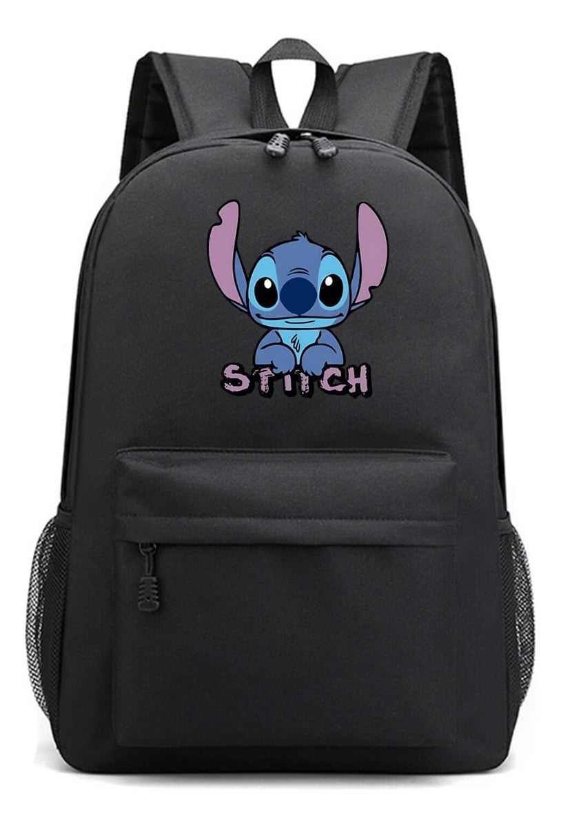 Stitch Art Backpack – Creative Cartoon Design for Students and Weekend ...