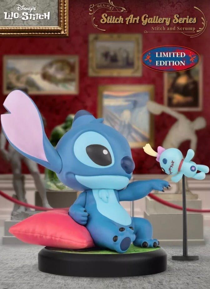 Stitch Art Gallery Series Stitch and Scrump Mini Egg Attack 3in Figure ...