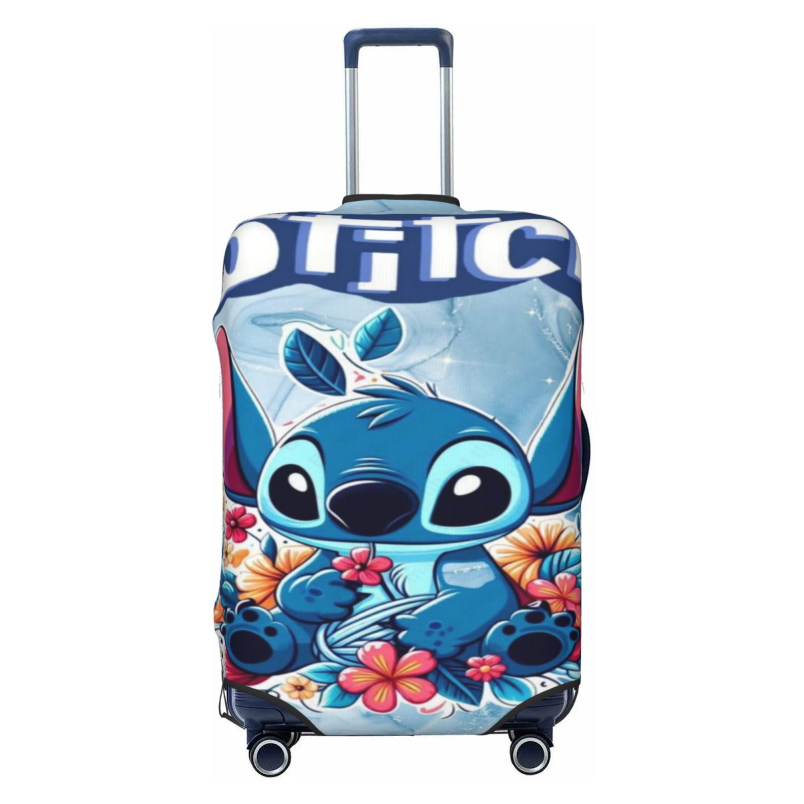 Stitch Azul Luggage Cover Approved Travel Suitcase Protector Elastic ...
