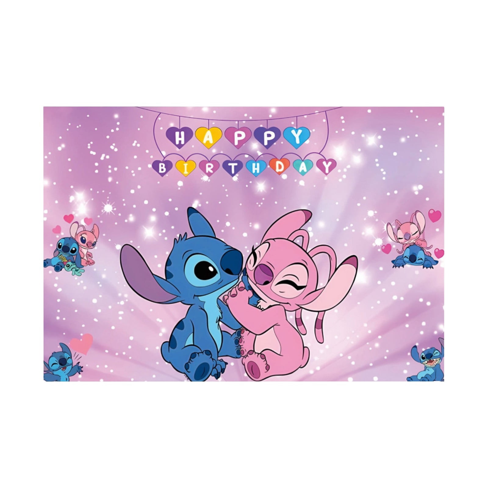 Stitch Backdrop 1PC 150cm Photo Backdrop 100*150cm 2025 Party ...