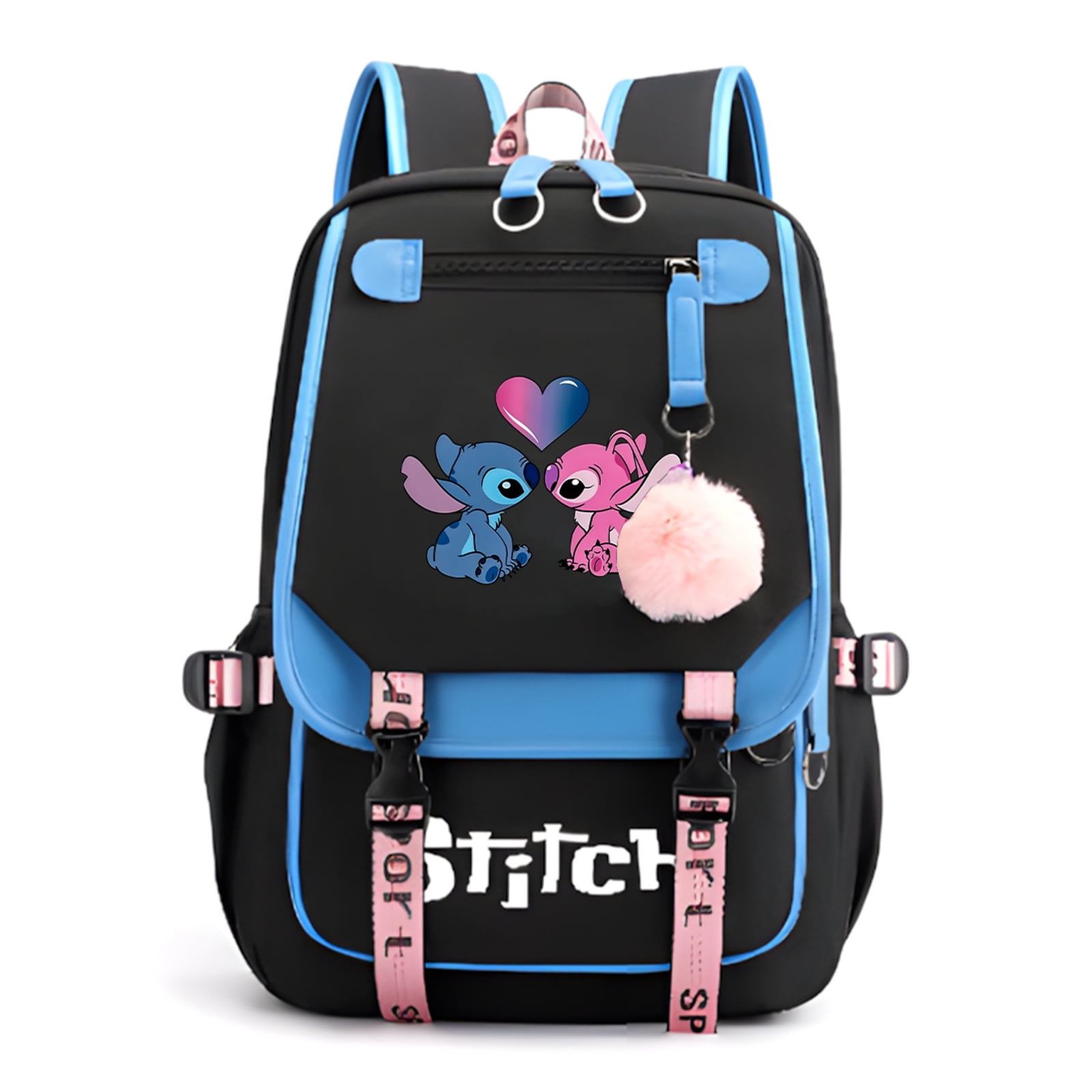 Stitch Backpack Adorable Cartoon Backpacks Fashion Casual Travel ...