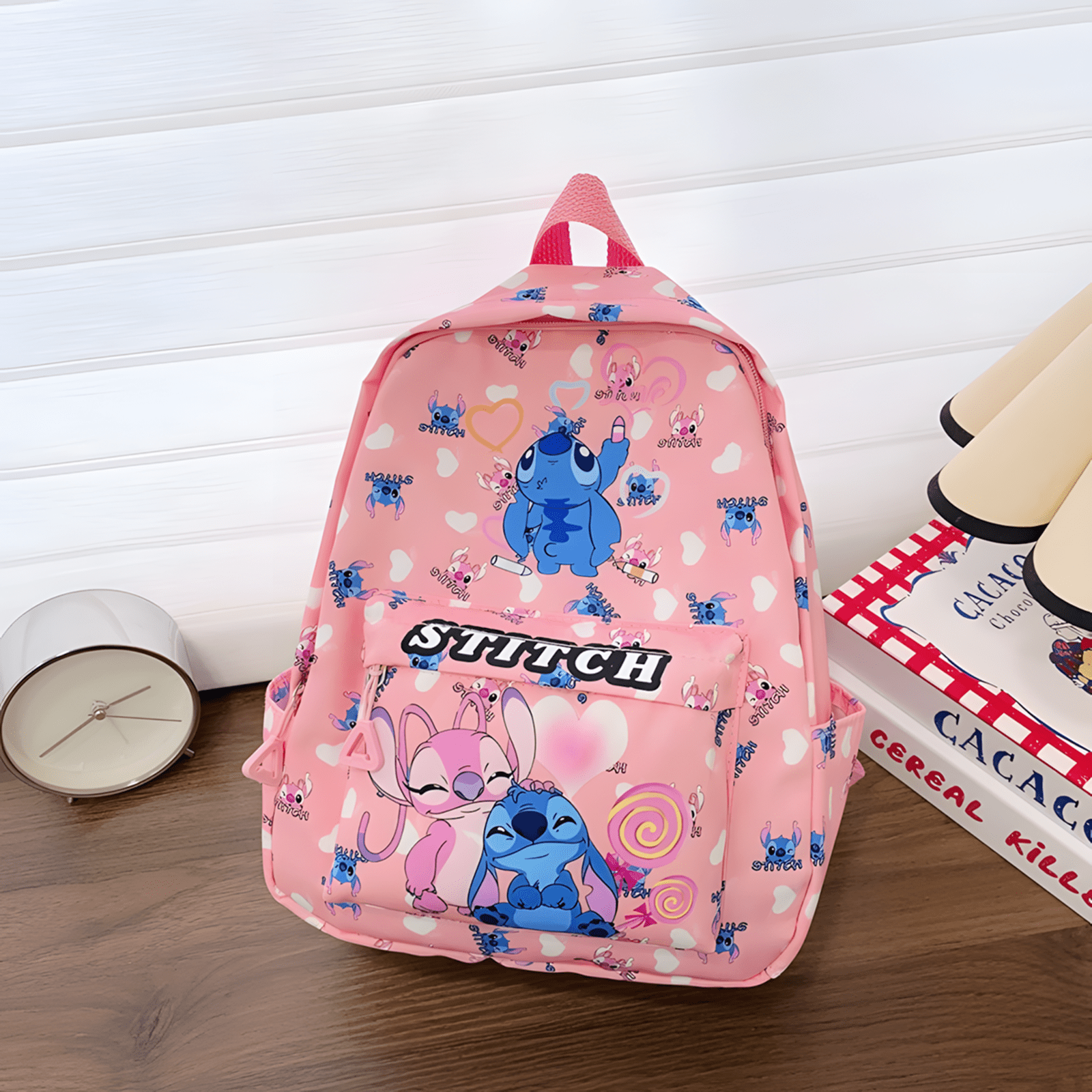 Stitch Backpack Cute Cartoon Backpacks Light and Versatile Fashion ...