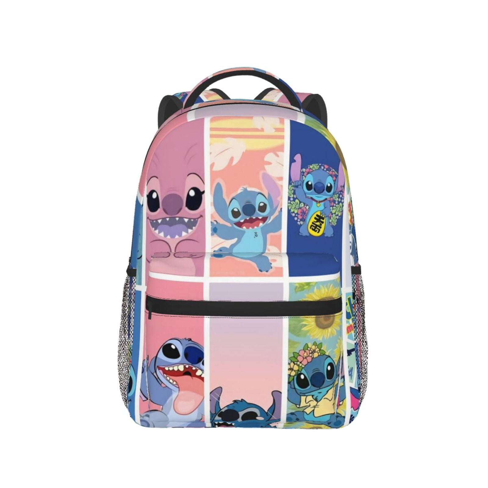 Stitch Backpack,Fabric & PVC Backpack with Reinforced Strap for Women ...