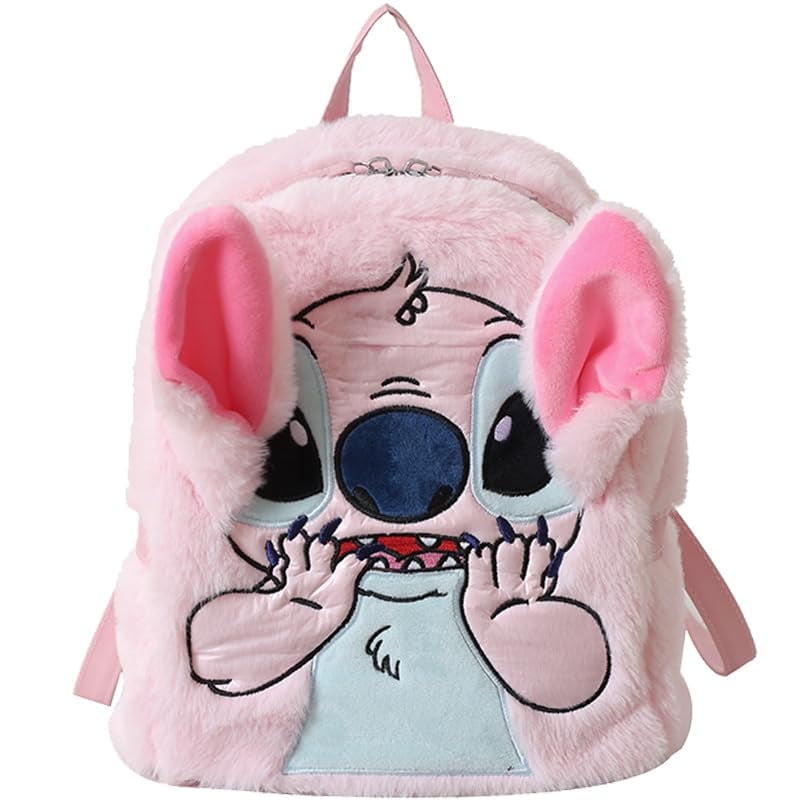 Stitch Backpack Plush Backpack Cute Mini Furry Backpack Cartoon Small ...