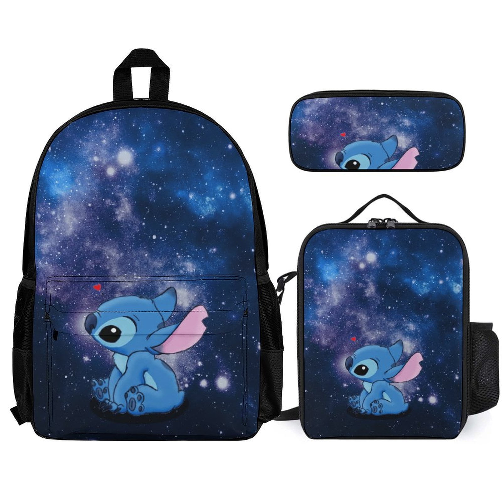 Stitch Backpack Set Backpack with Lunch Box And Pencil Case 3pcs Set ...