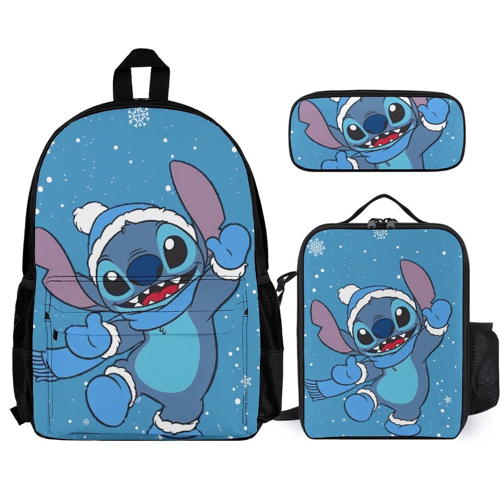 Stitch Backpack Set Backpack with Lunch Box And Pencil Case 3pcs Set ...