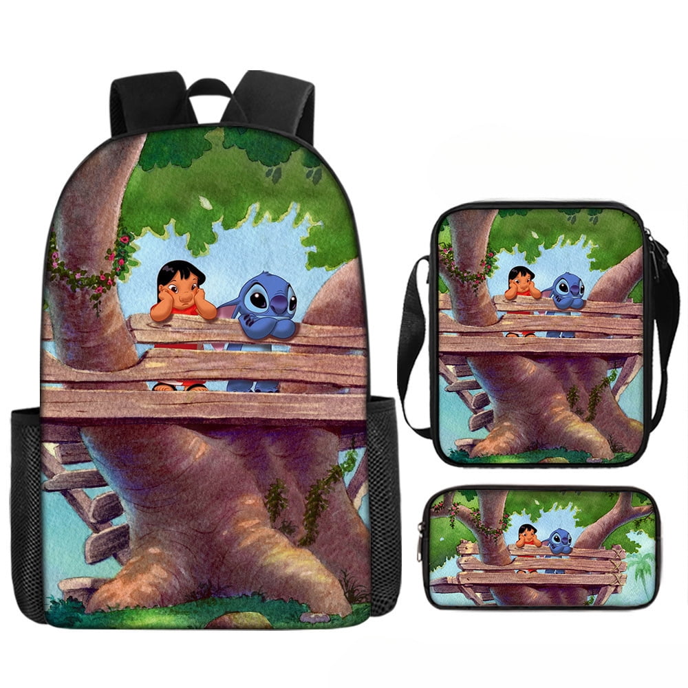 Stitch Backpack for Women/Men/Teens, Backpack With Shoulder Bag and ...
