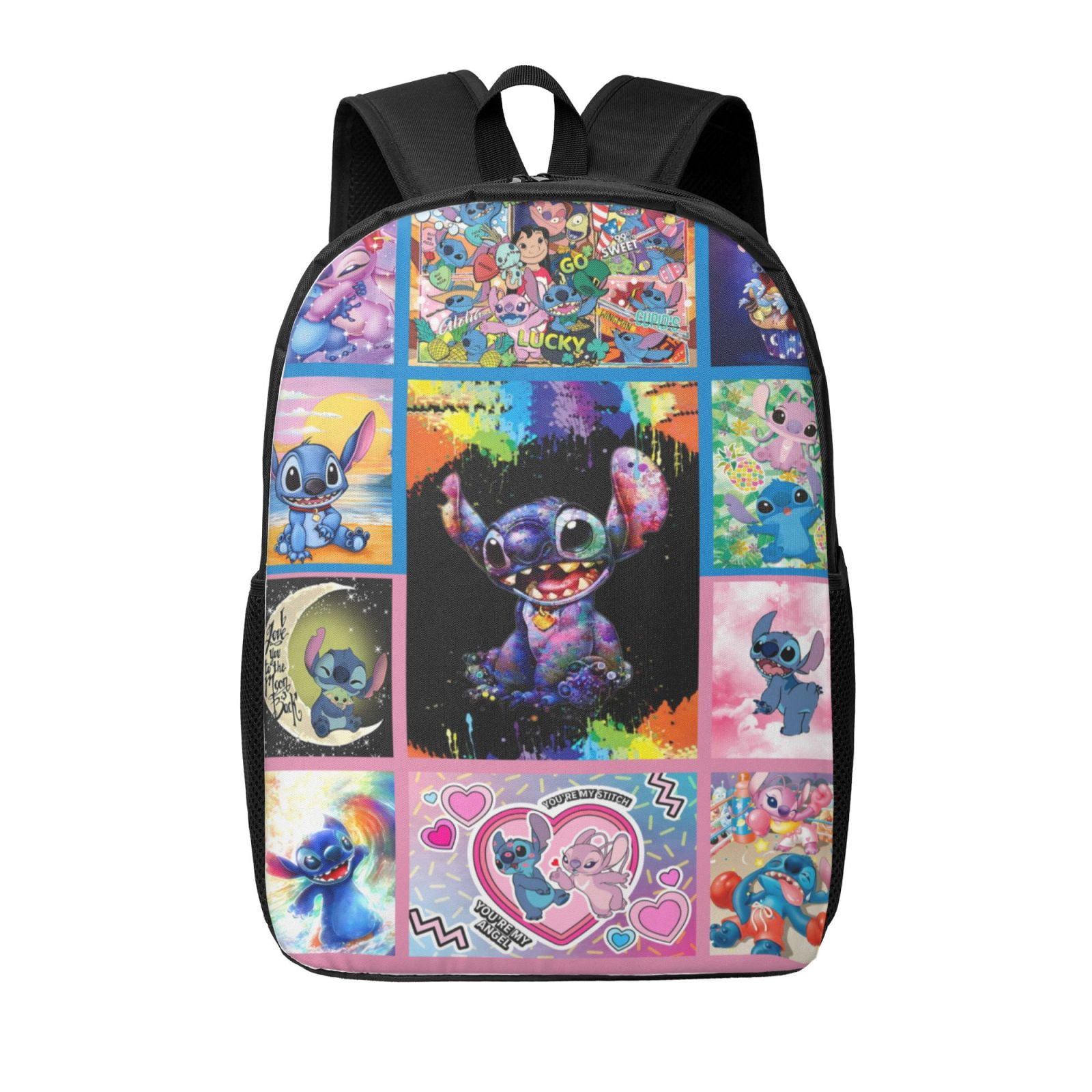 Stitch Backpack for Men Women School College Bag Print Bookbag 17 inch ...