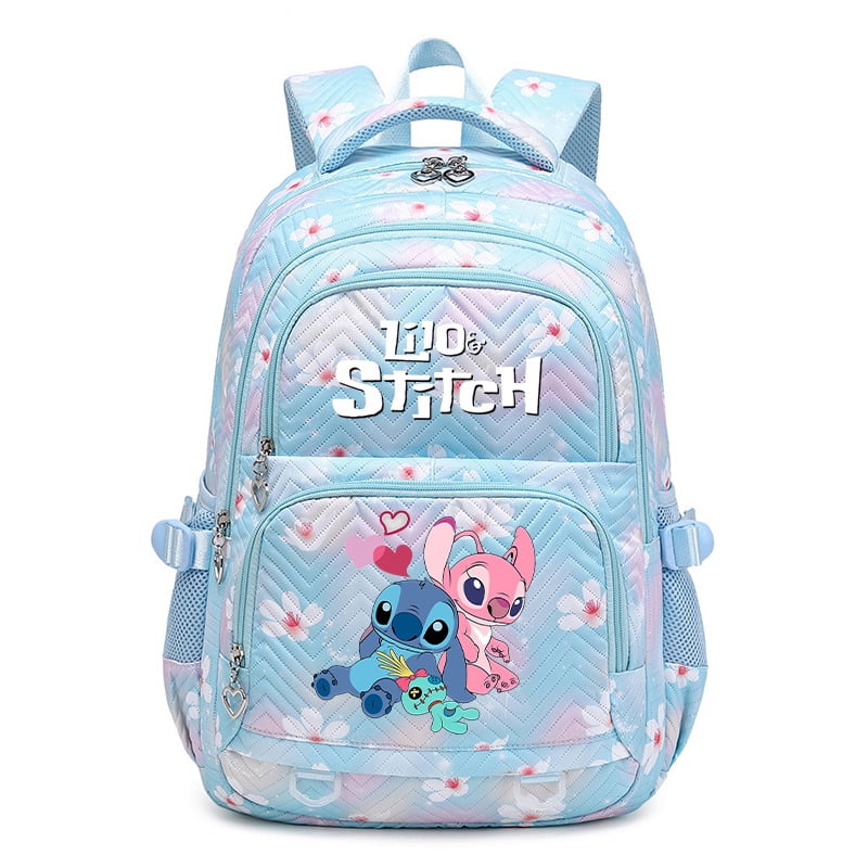 Stitch Backpacks Cartoon Backpack 3D Printed Laptop Bag Shoulder Light ...